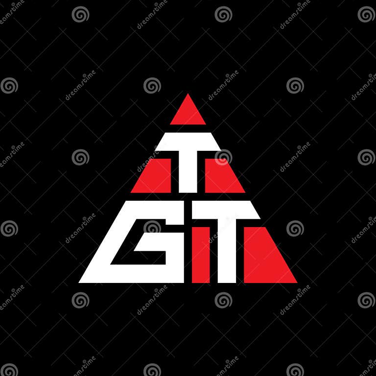 TGT Triangle Letter Logo Design with Triangle Shape. TGT Triangle Logo ...
