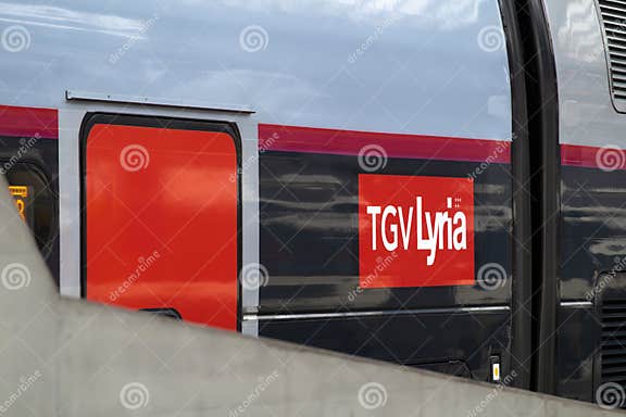 Tgv Lyria Train Connecting France And Switzerland Editorial Photography Image Of Railway