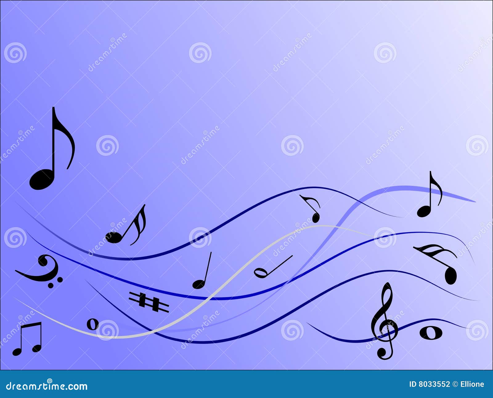 Thème de musique illustration stock. Illustration du élément - 8033552