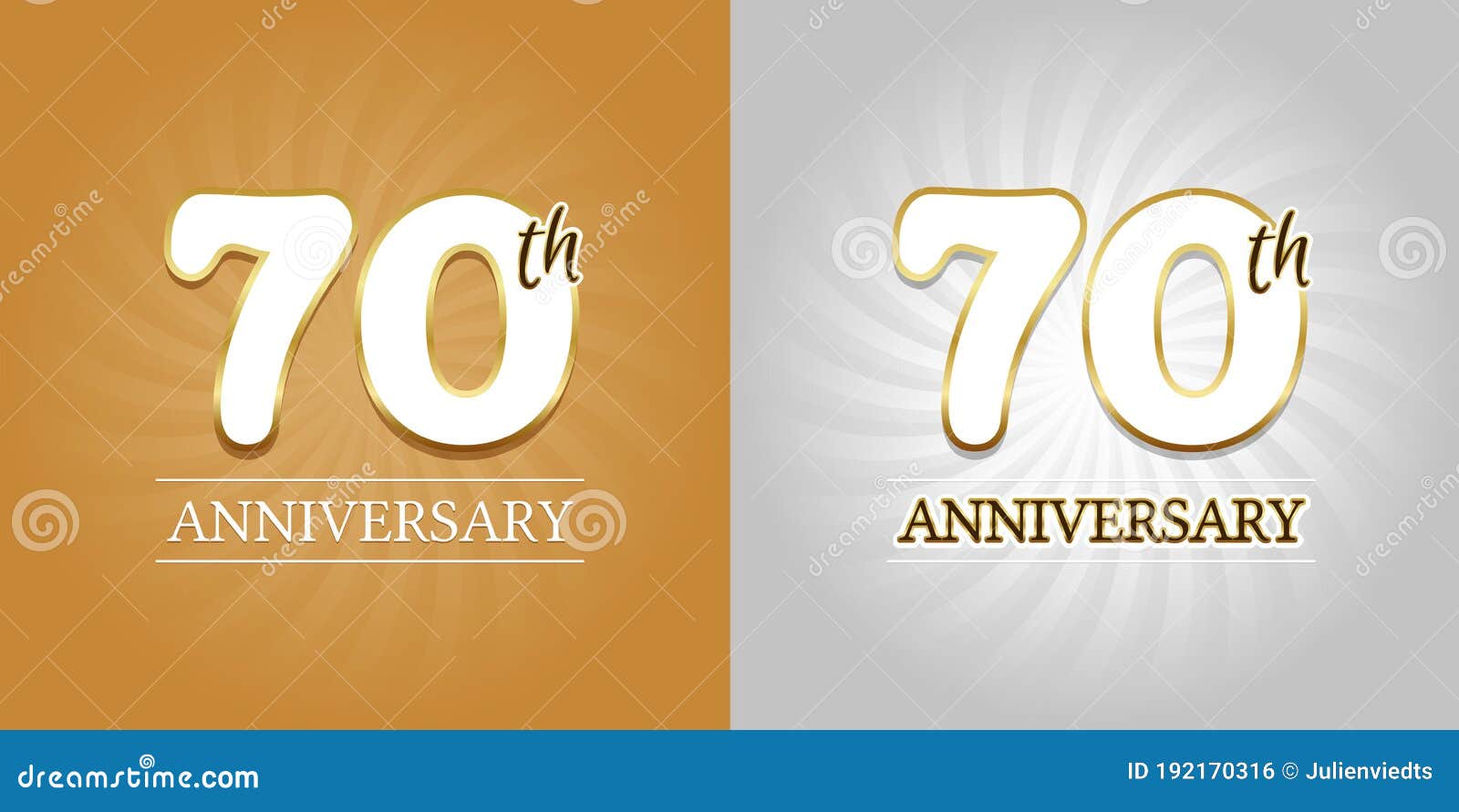 70th Anniversary Background - 70 Years Celebration Gold and Silver ...