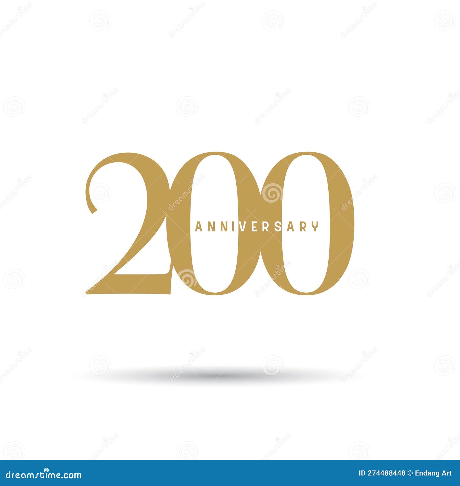 200th Anniversary Design Template. 200 Years Logo. 200 Years Vector And ...