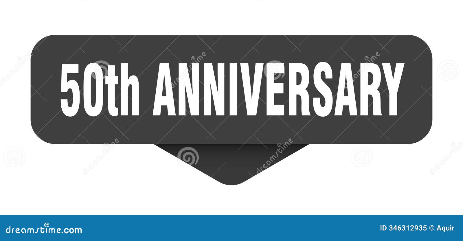 50th Anniversary Sticker. 50th Anniversary Sign On Transparent ...