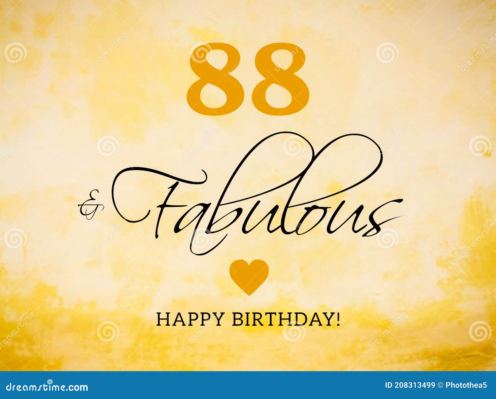 88th Birthday Card Wishes Illustration Stock Illustration ...