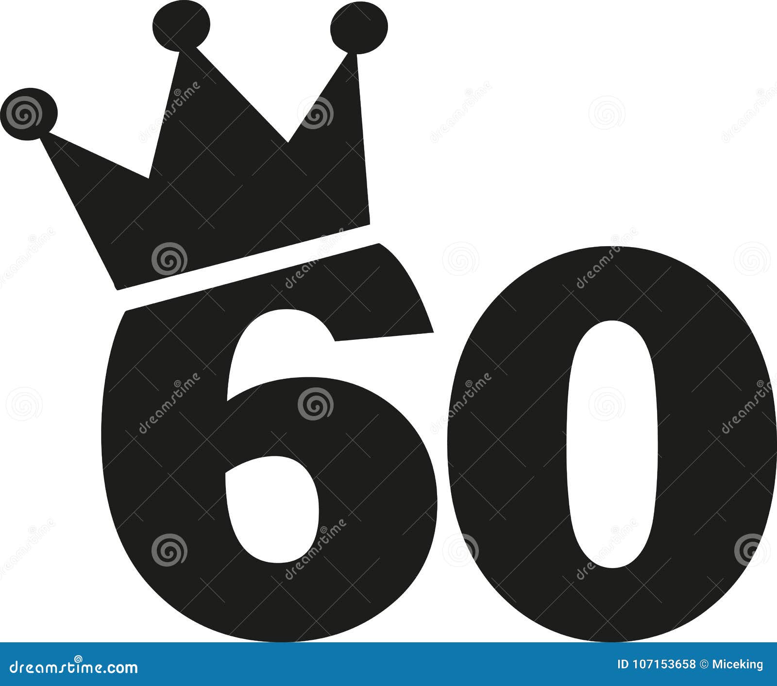 60th Birthday - Traffic Sign Cartoon Vector | CartoonDealer.com #107203763