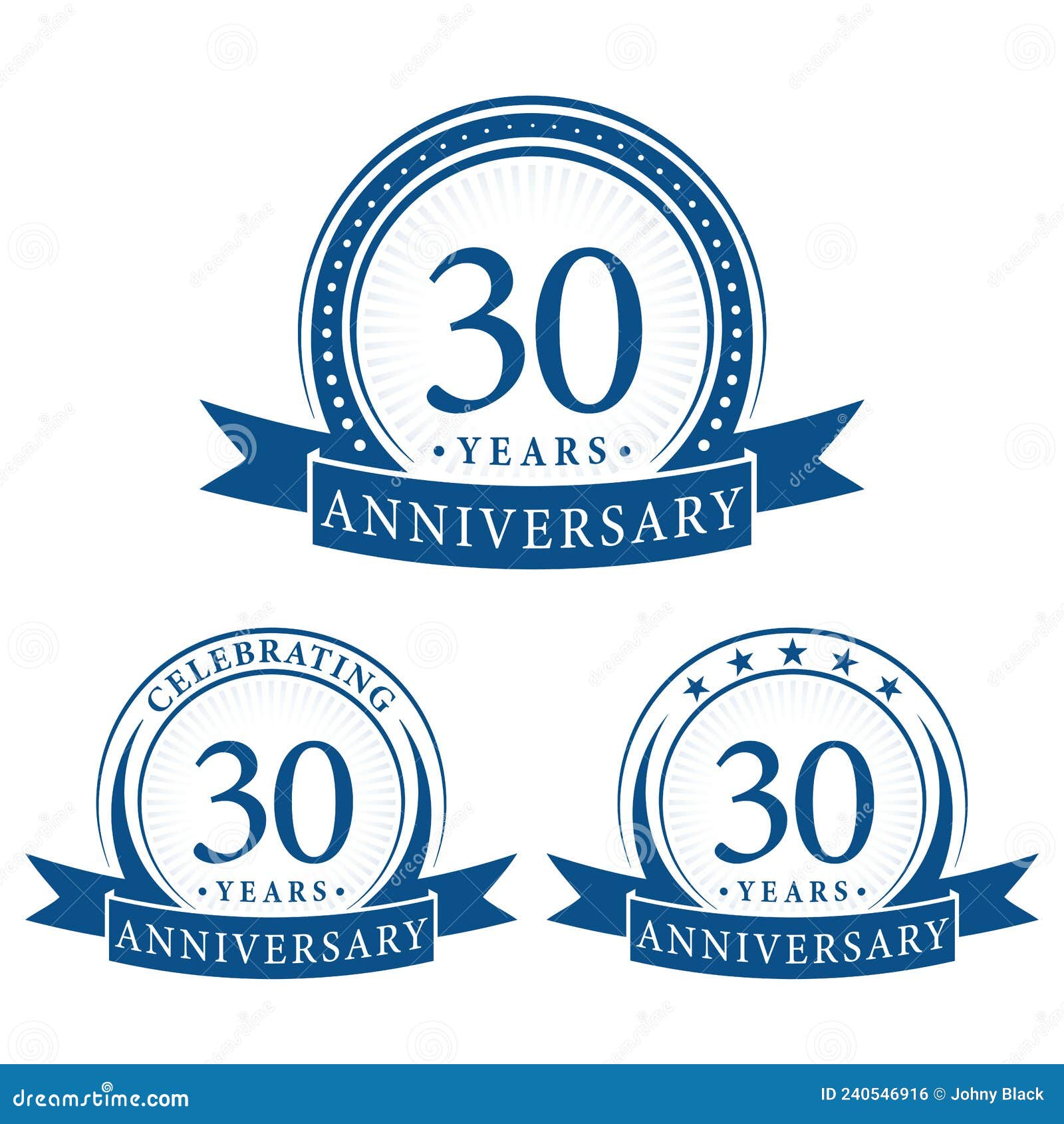 30 Years Anniversary Celebration Logotype. 30th Anniversary Logo ...