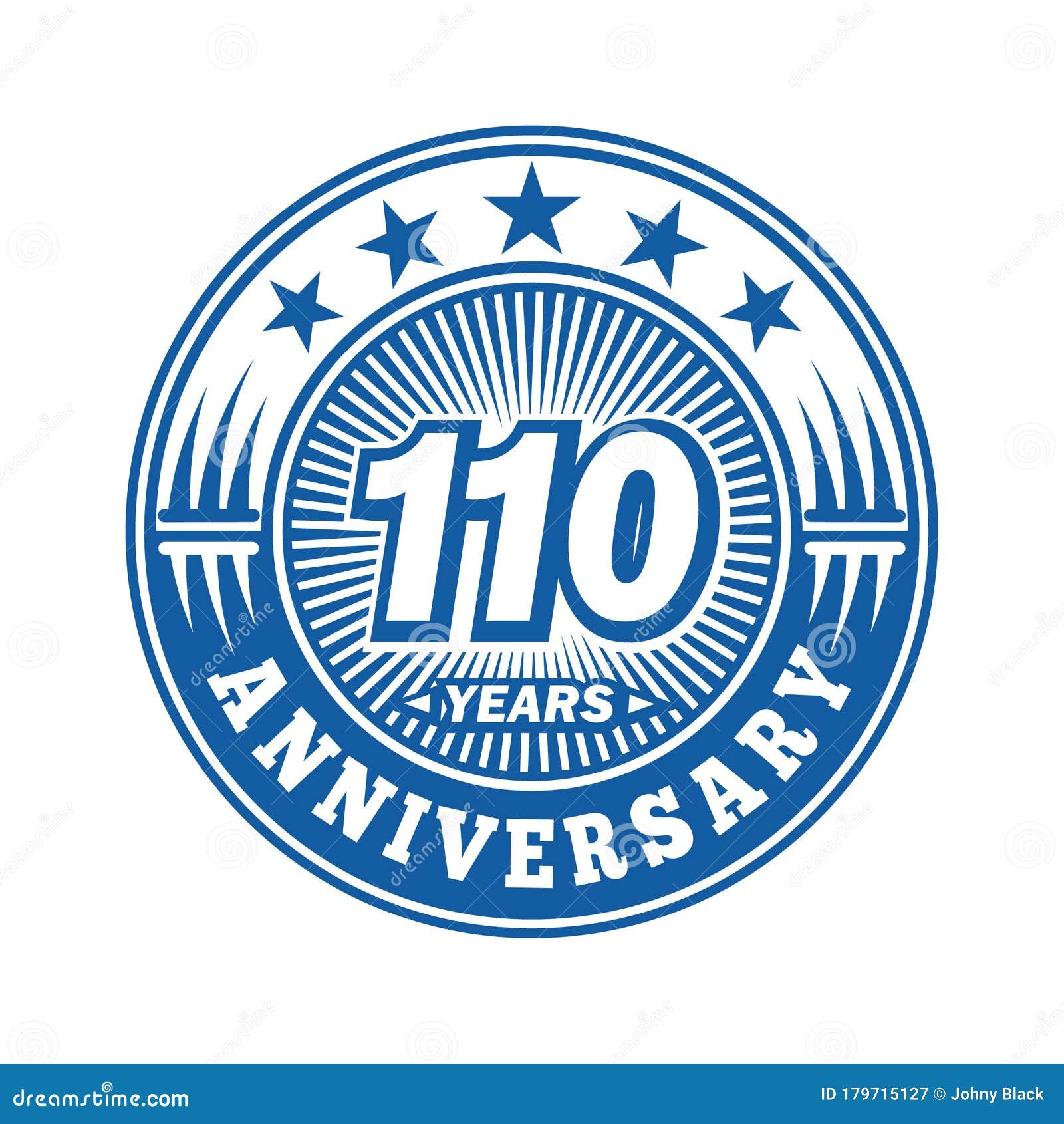 110 Years Anniversary Celebration. 110th Anniversary Logo Design ...