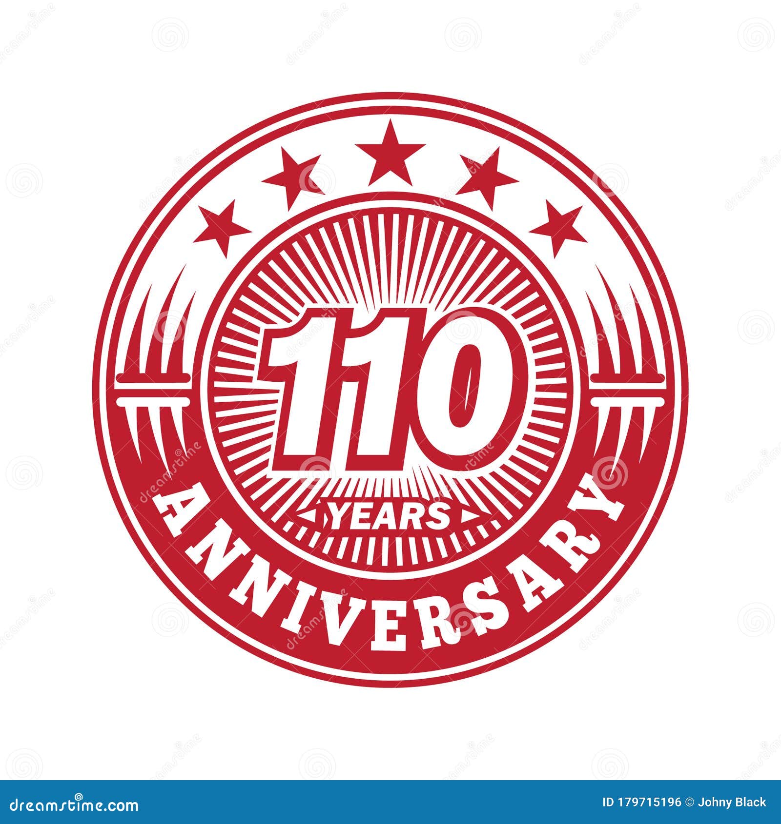 110 Years Anniversary Celebration. 110th Anniversary Logo Design ...