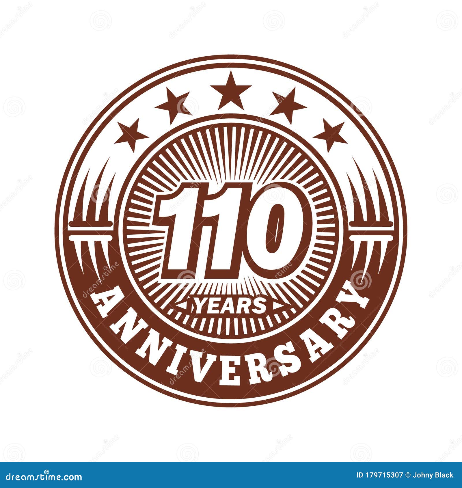 110 Years Anniversary Celebration. 110th Anniversary Logo Design ...