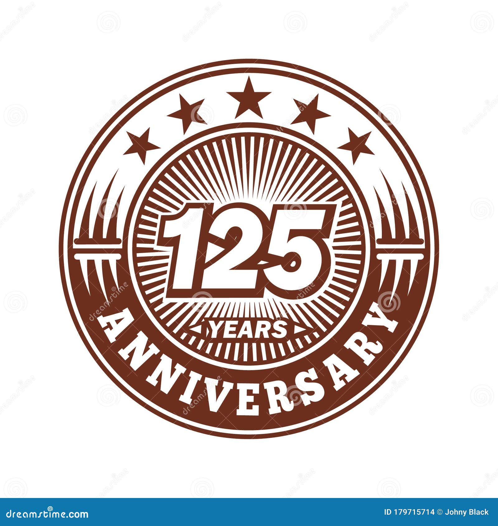125 Years Anniversary Celebration. 125th Anniversary Logo Design ...