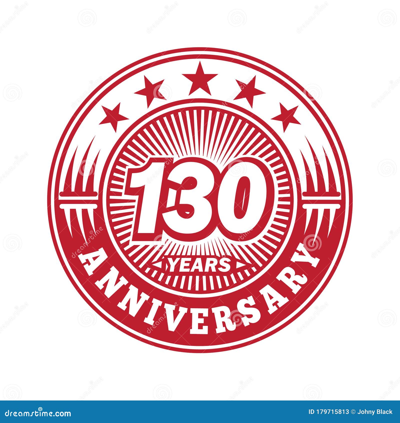 130 Years Anniversary Celebration. 130th Anniversary Logo Design ...