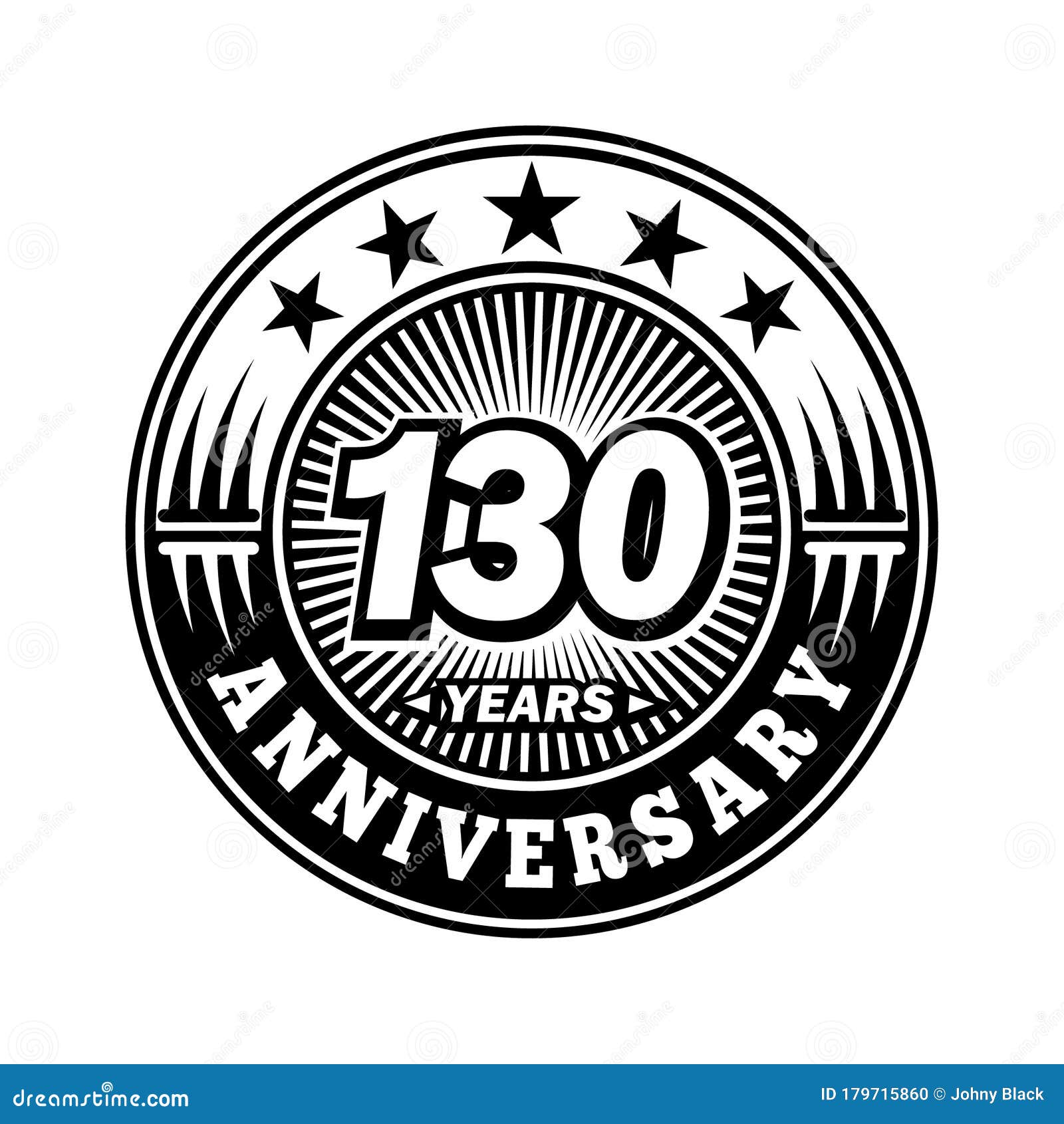 130 Years Anniversary Celebration. 130th Anniversary Logo Design ...