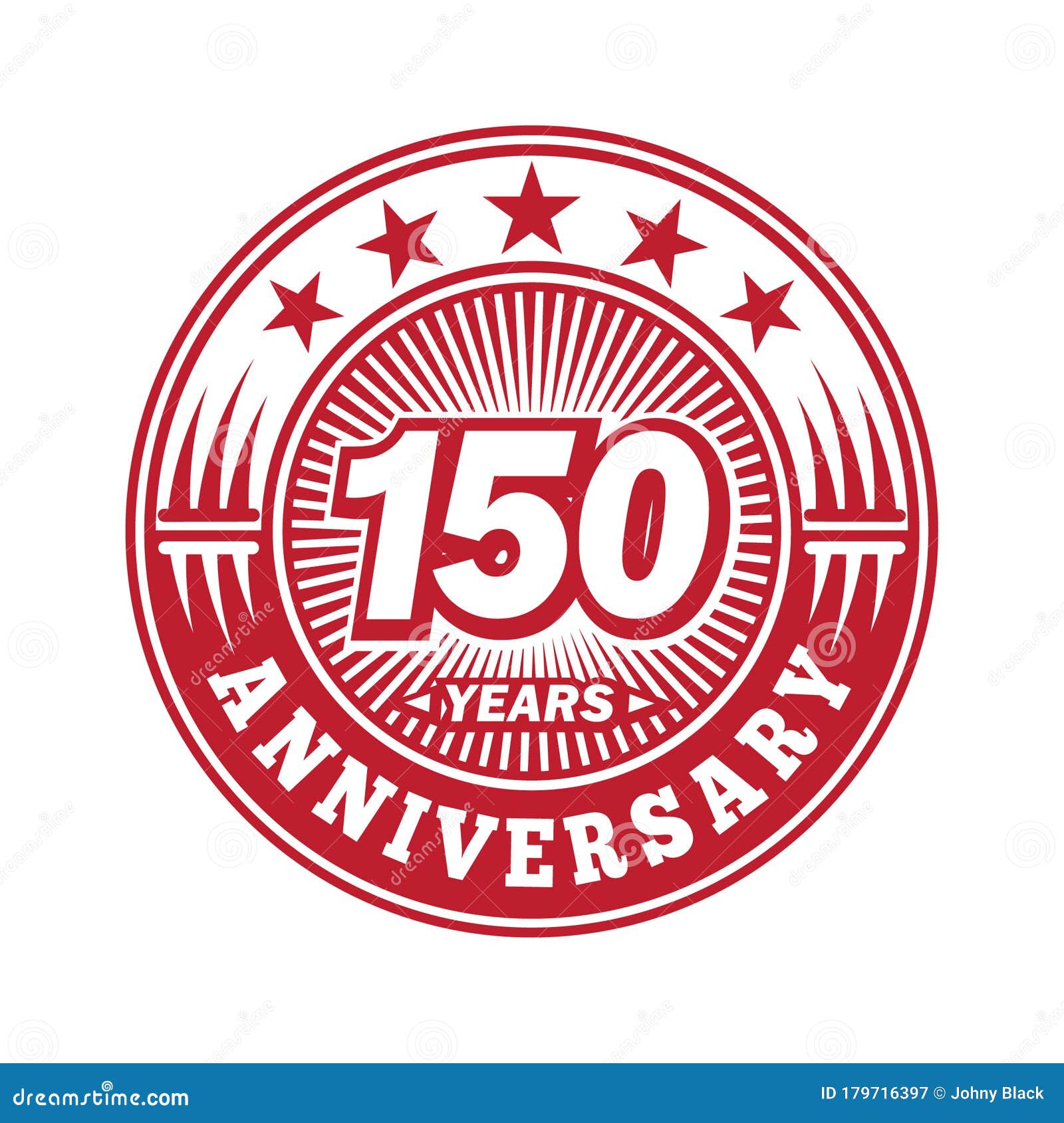 150 Years Anniversary Celebration. 150th Anniversary Logo Design ...