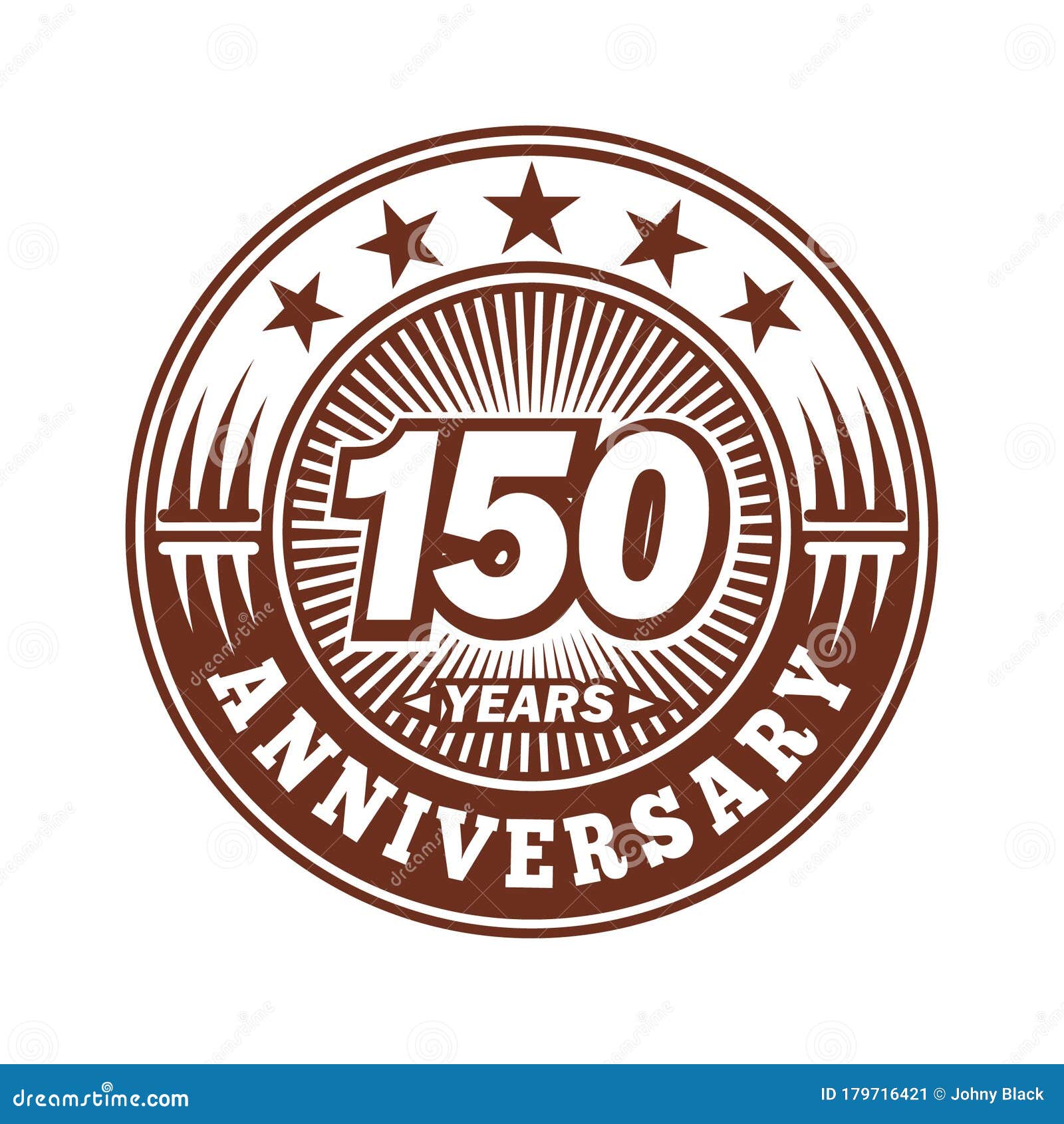 150 Years Anniversary Celebration. 150th Anniversary Logo Design ...