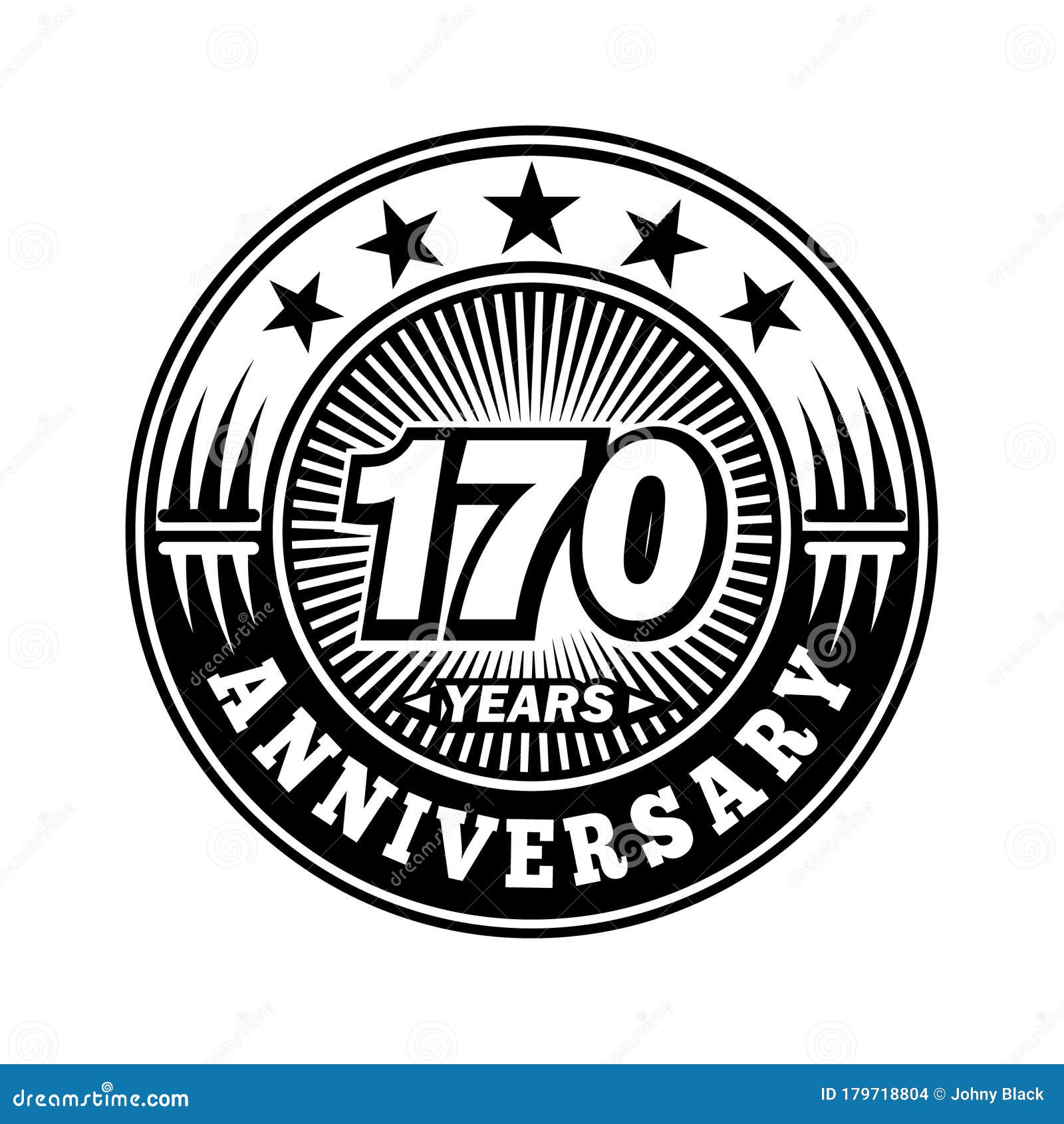 170 Years Anniversary Celebration. 170th Anniversary Logo Design ...
