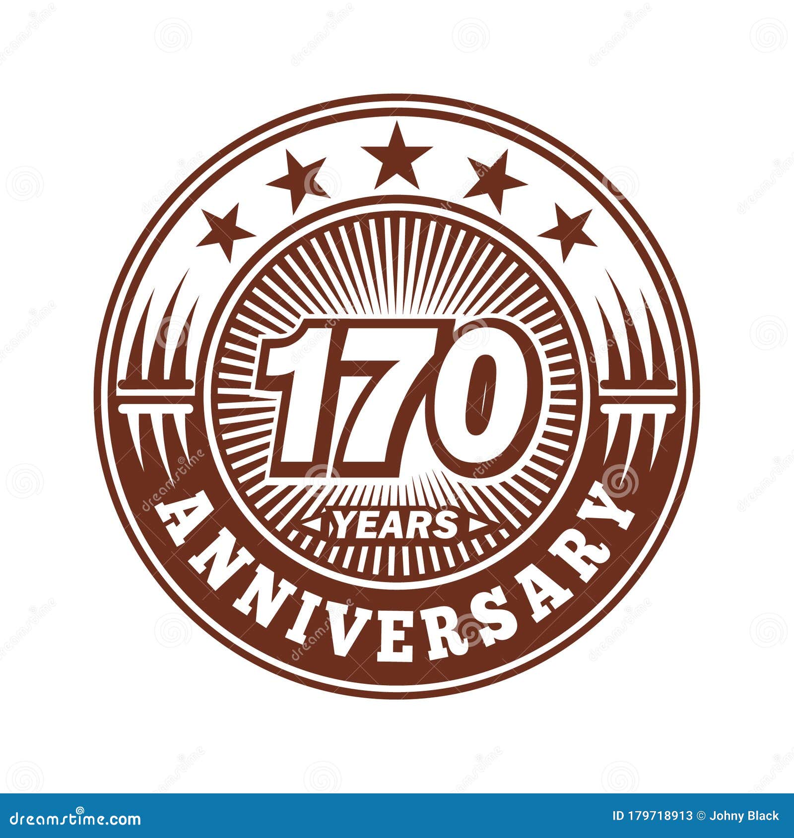 170 Years Anniversary Celebration. 170th Anniversary Logo Design ...
