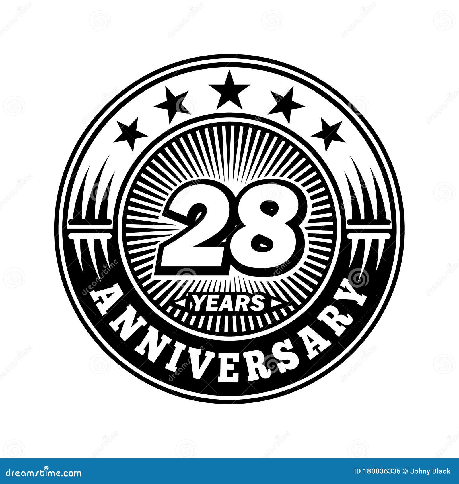 28 Years Anniversary Celebration. 28th Anniversary Logo Design. 28years ...
