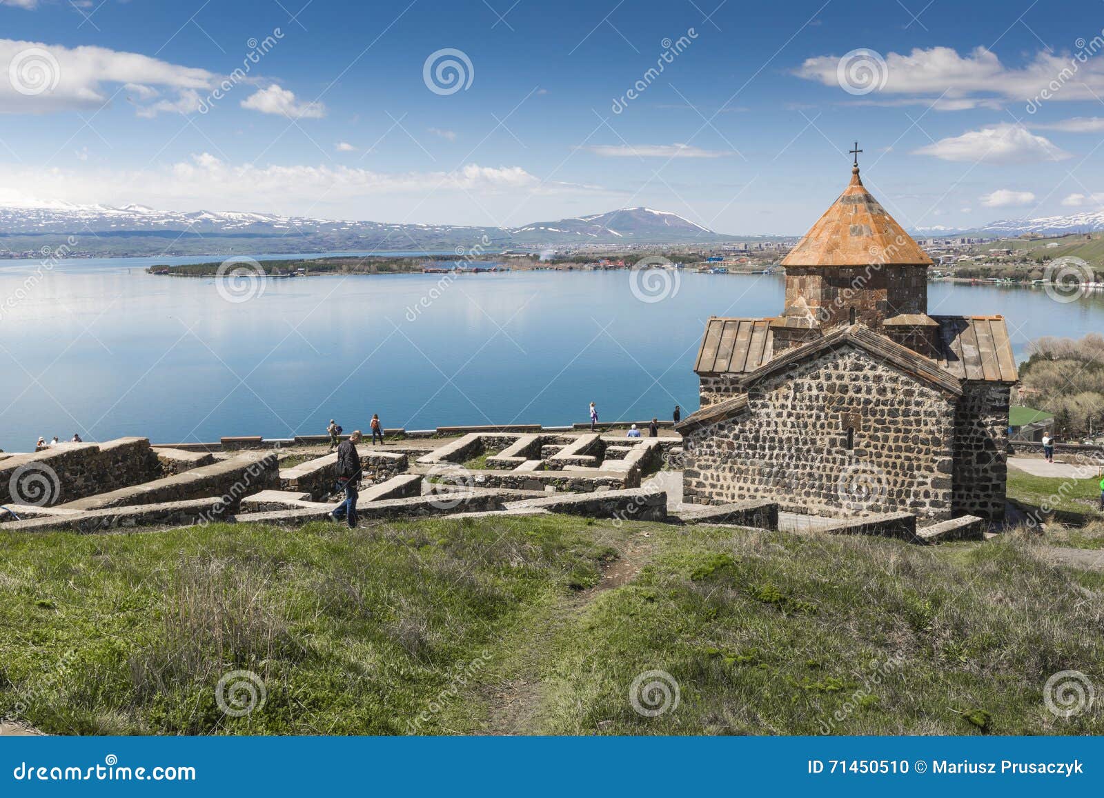 The 9th Century Armenian Monastery of Sevanavank at Lake Sevan ...
