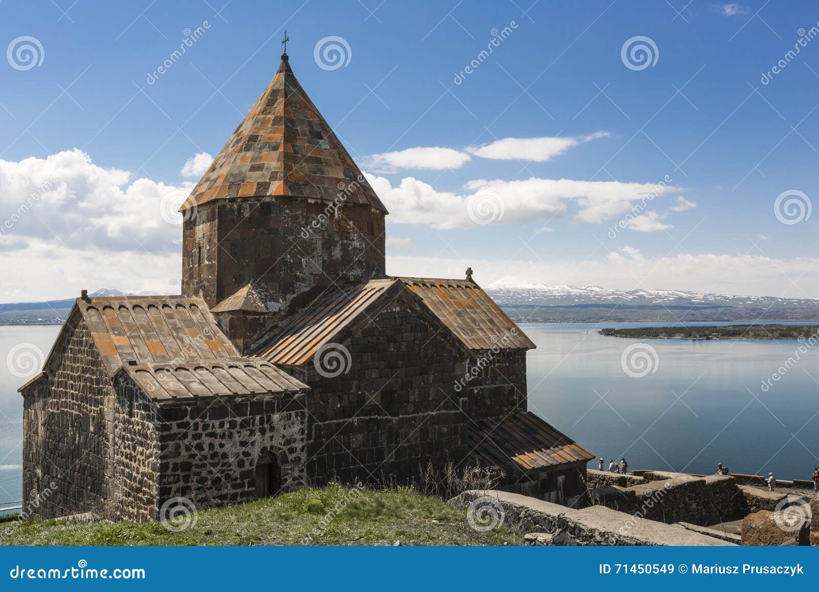 The 9th Century Armenian Monastery of Sevanavank at Lake Sevan. Stock Image - Image of monastery ...