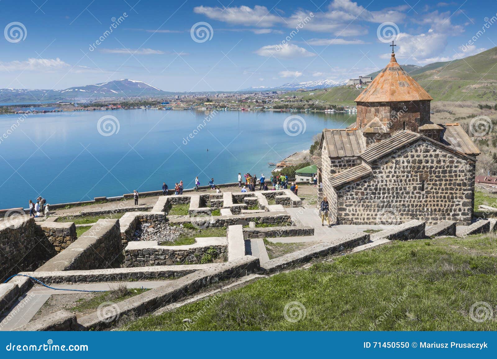 The 9th Century Armenian Monastery of Sevanavank at Lake Sevan ...