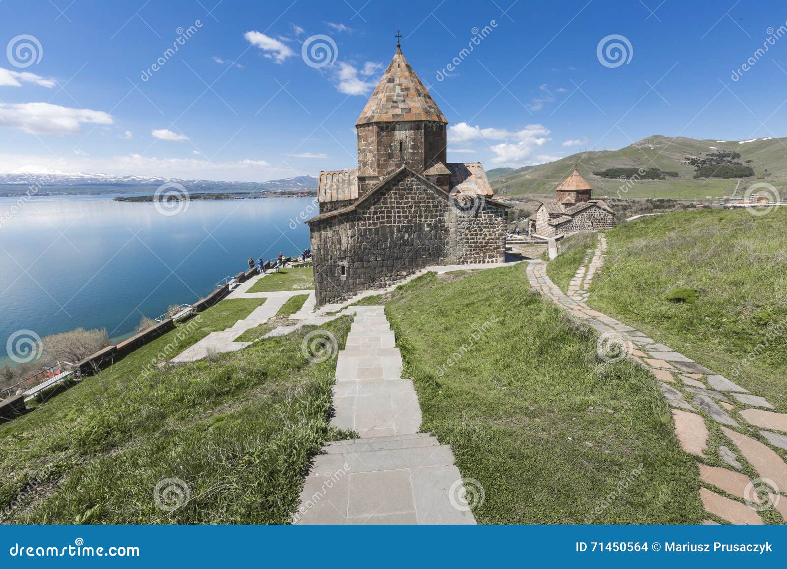 The 9th Century Armenian Monastery of Sevanavank at Lake Sevan. Editorial Stock Image - Image of ...