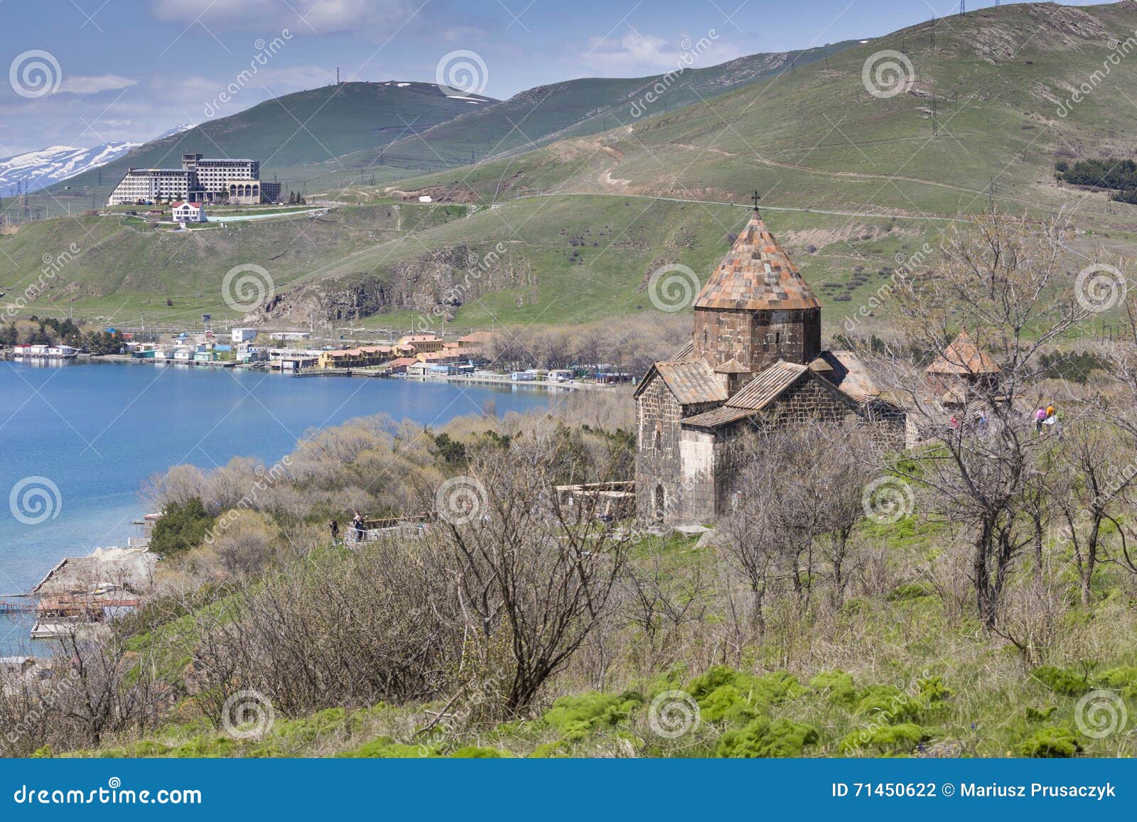 The 9th Century Armenian Monastery of Sevanavank at Lake Sevan. Stock Photo - Image of nature ...