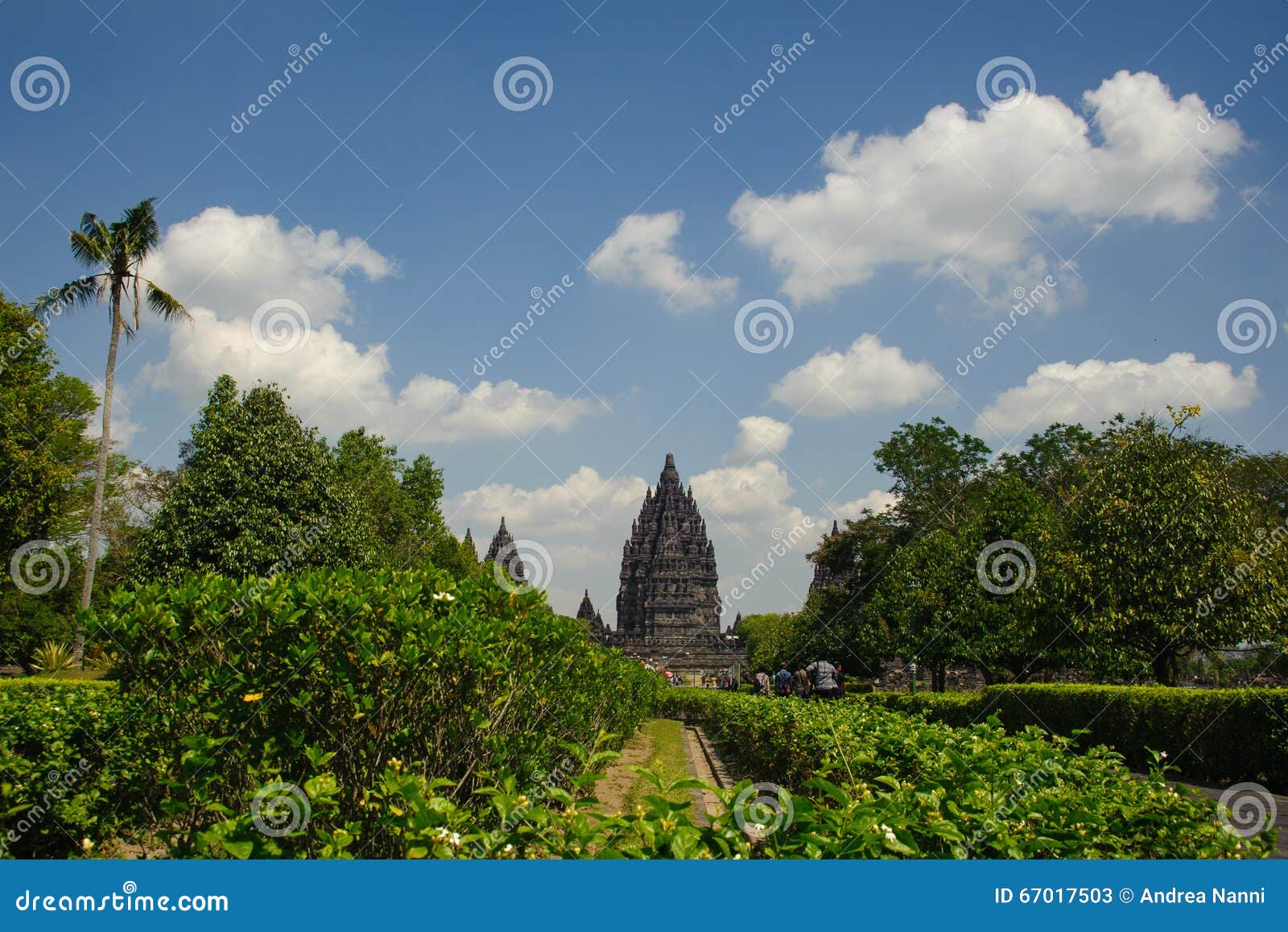 9th Century Hindu Temple Prambanan on Java Island Stock Image - Image ...