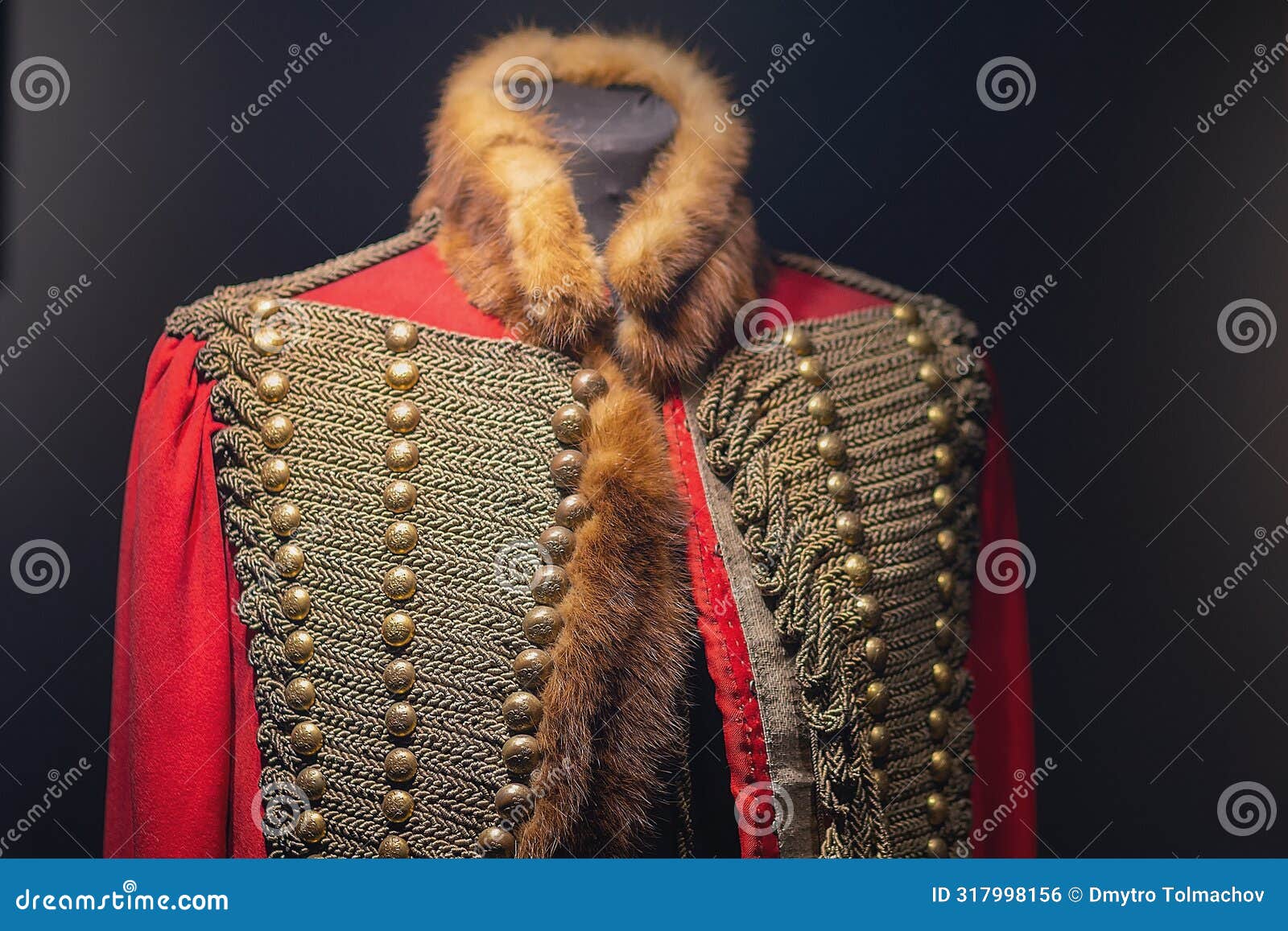 18th Century Hussar Regiment Officer S Uniform Stock Photo - Image of ...