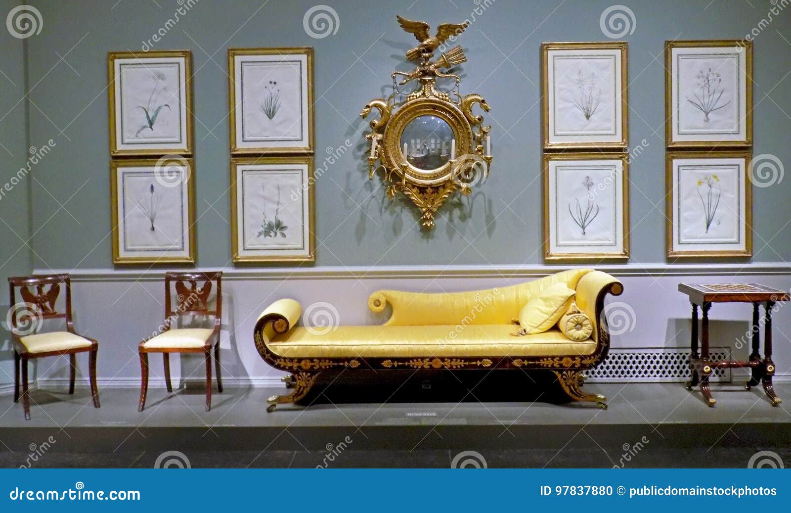 18th Century Living Room Picture. Image: 97837880