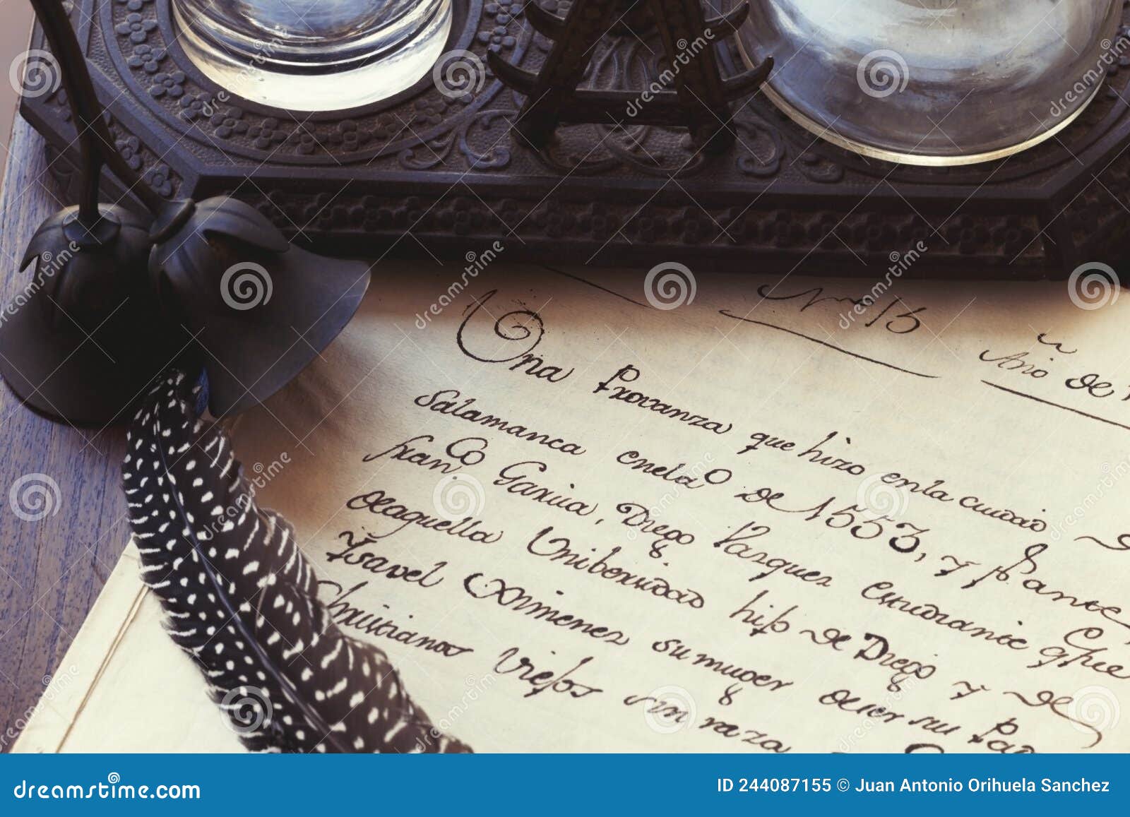 16th century manuscript stock image. Image of design - 244087155