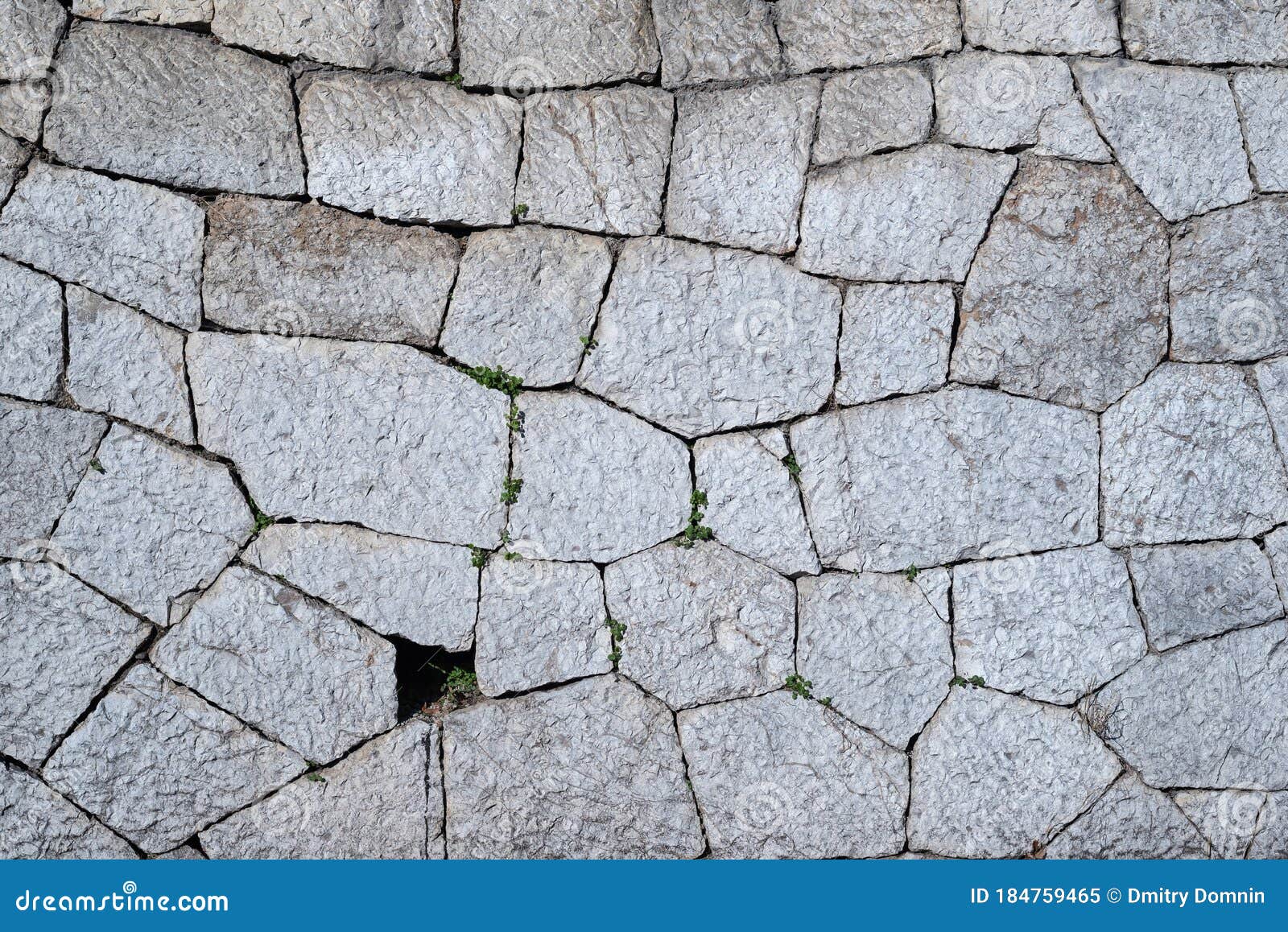 Polygonal Masonry of Grey Limestone Stock Image - Image of pattern ...