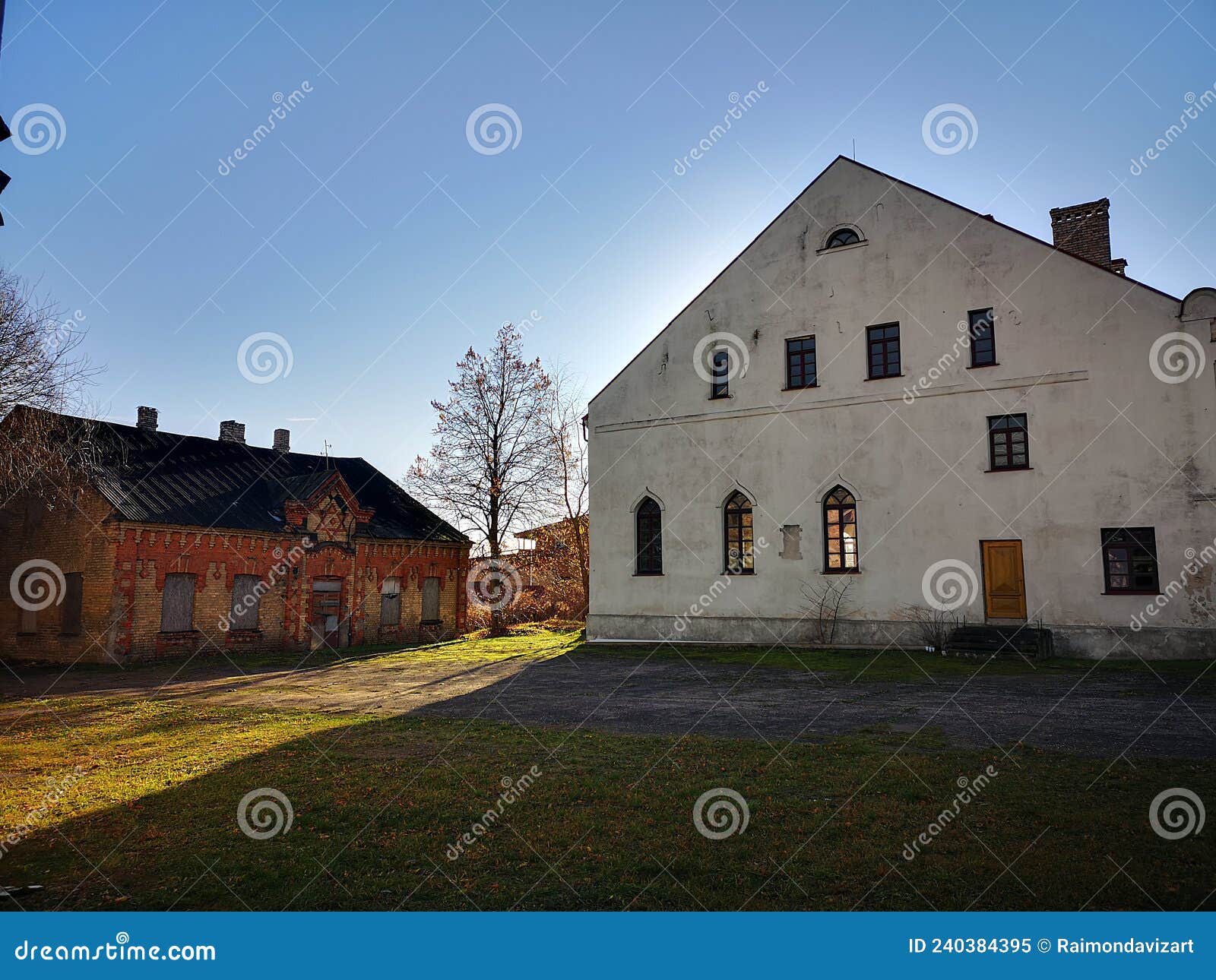 Complex of Three Jewish Synagogues in Kalvarija Lithuania Stock Image ...