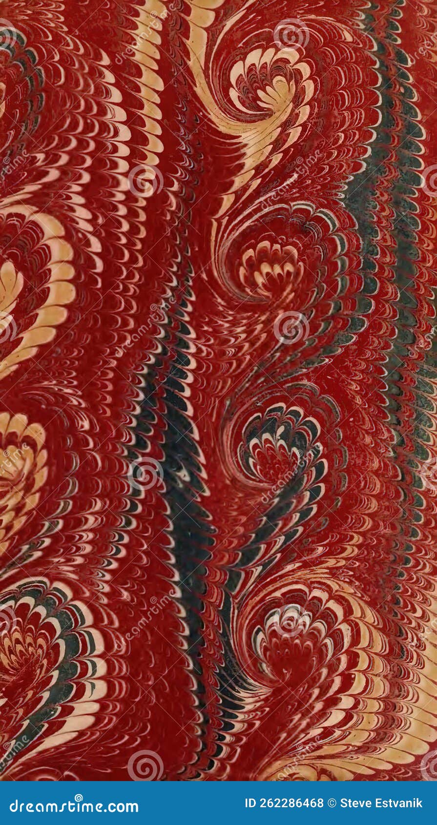19th Century Vintage Antique Marbled Book Cover Stock Photography ...