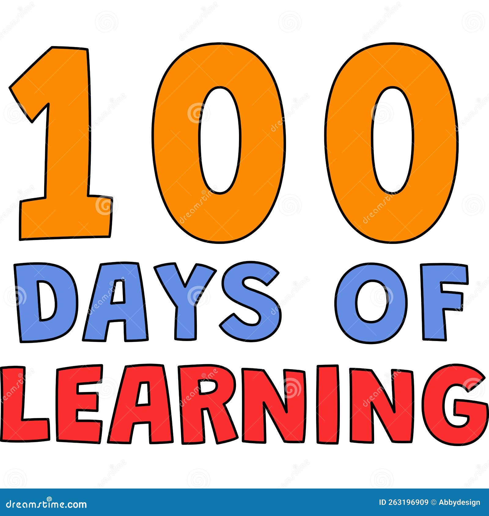 100th Day of School Learning Cartoon Clipart Stock Vector ... 100th Day of School Learning Cartoon Clipart Stock Vector ...