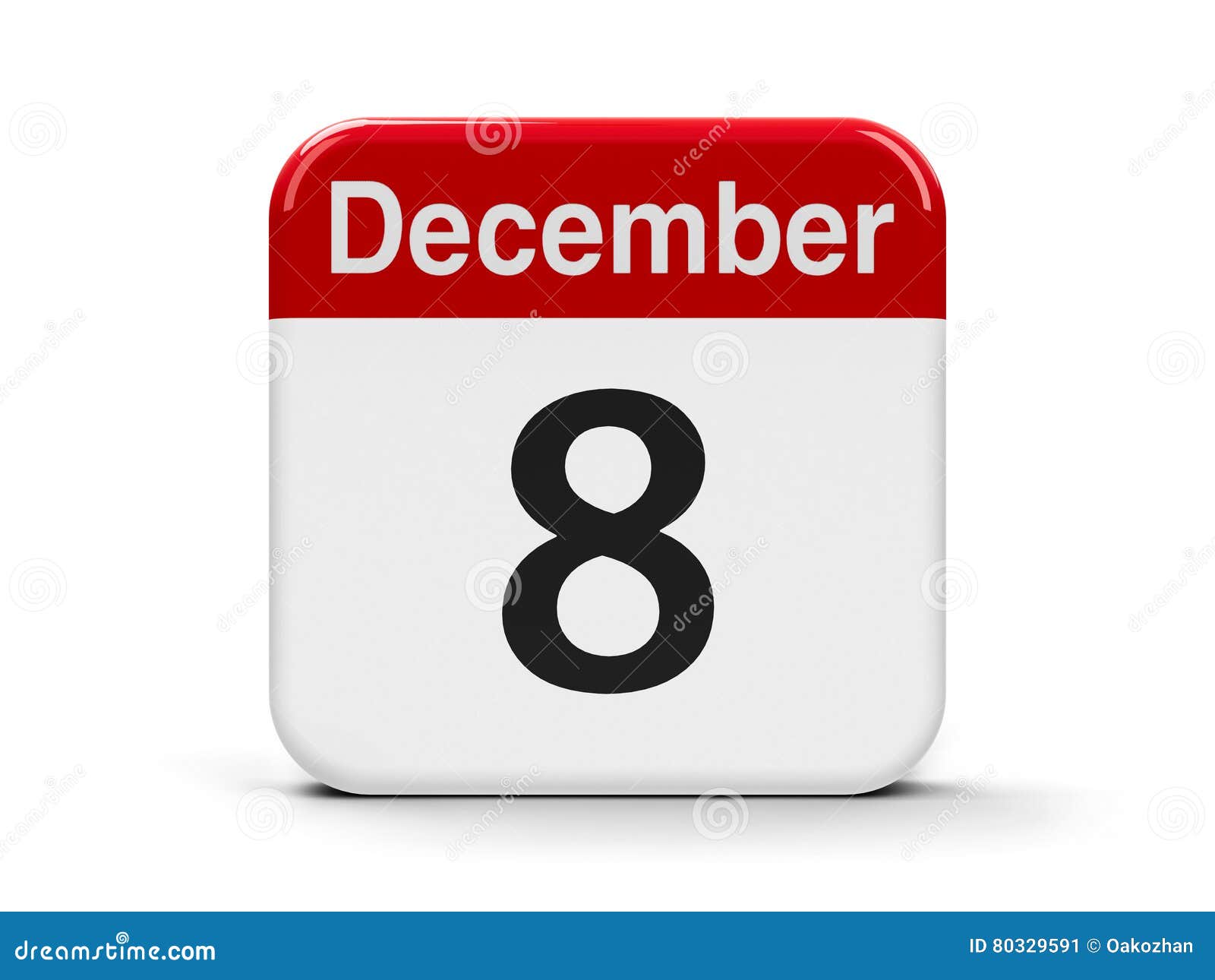 8th December stock illustration. Illustration of holiday - 80329591