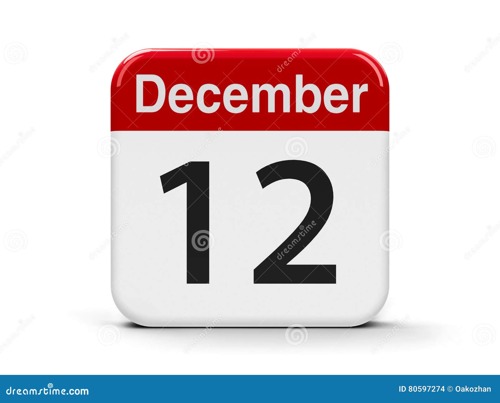 12th December stock illustration. Illustration of button - 80597274