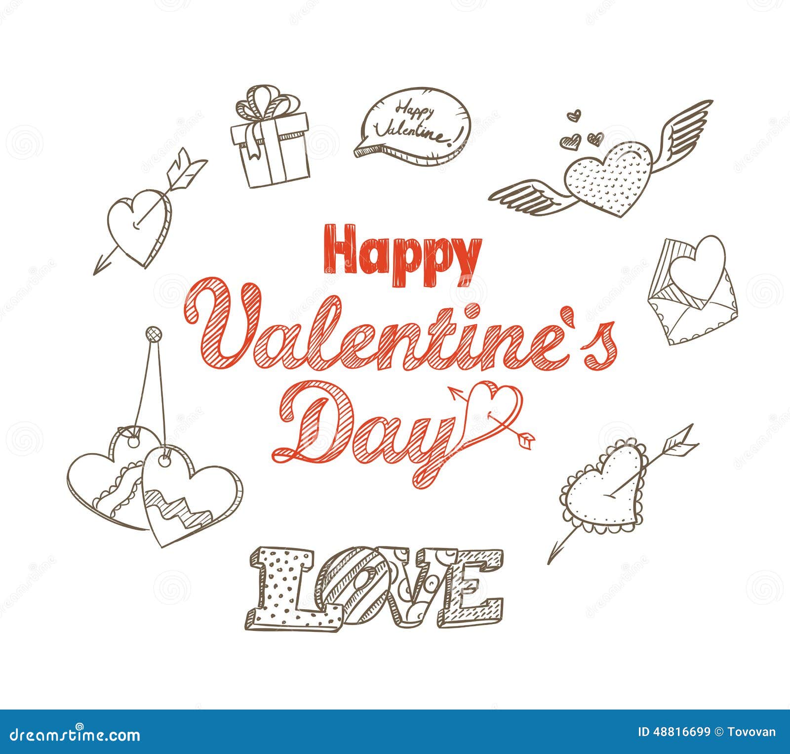 14th February collection stock vector. Illustration of insignia - 48816699