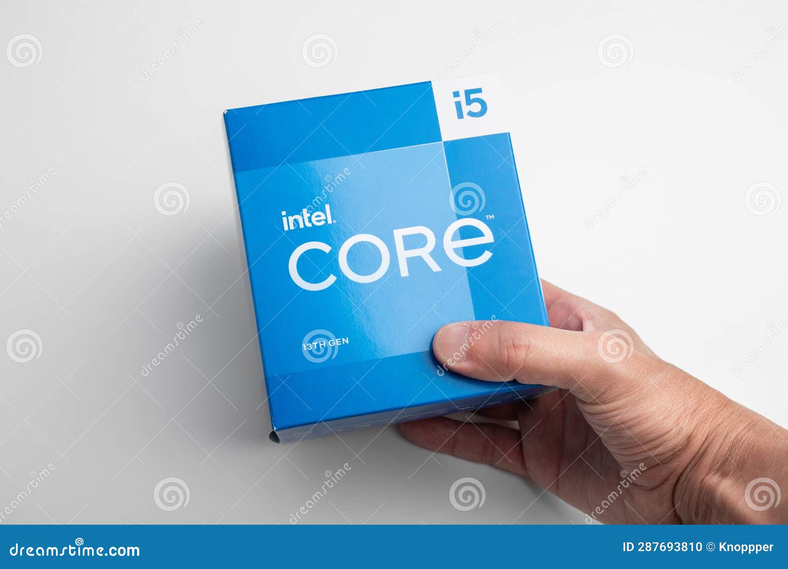 13th Gen Intel Core Processor Editorial Image - Image of microprocessor ...