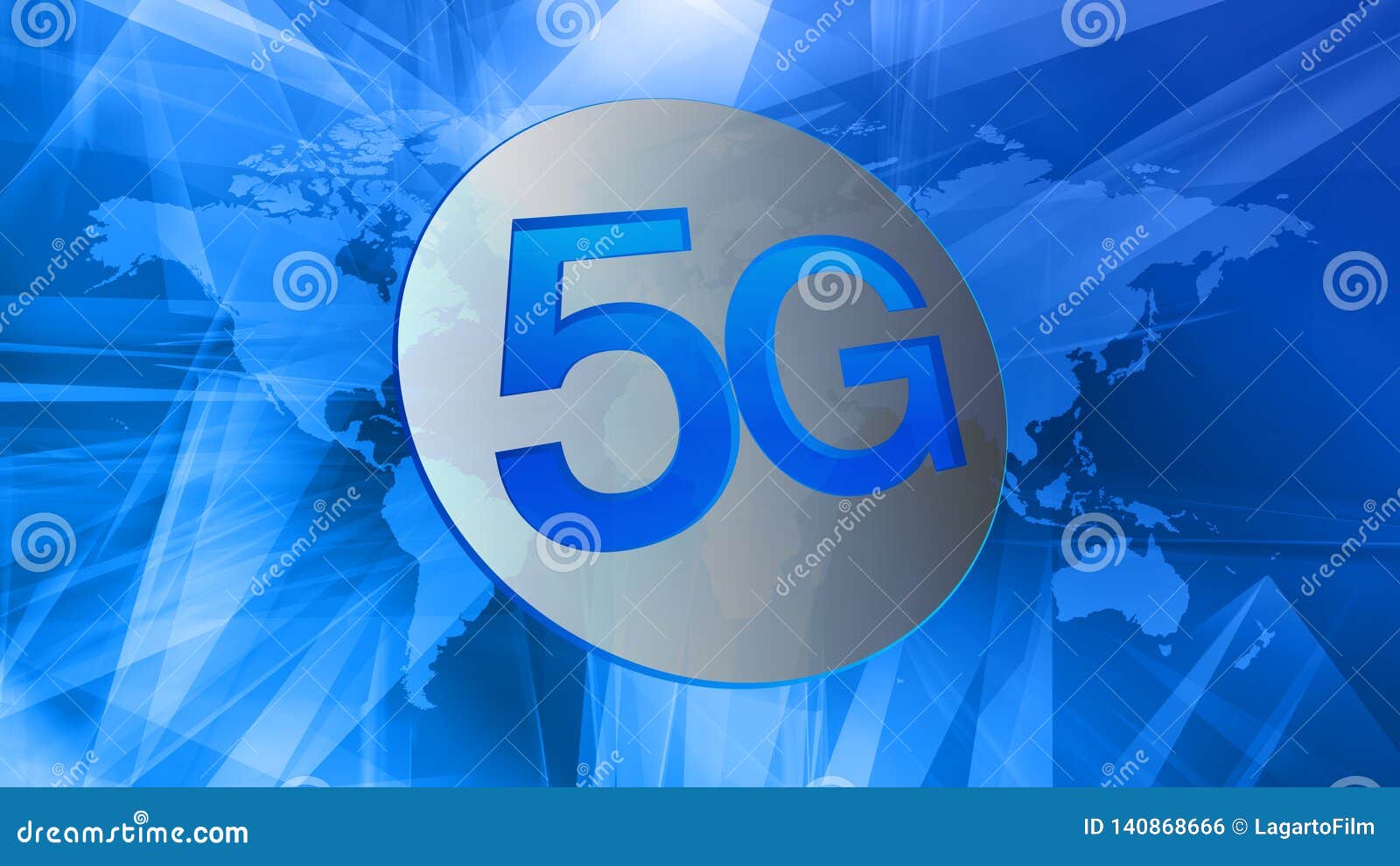 Cellular Technology 5G, World Map Background Royalty-Free Stock Image ...