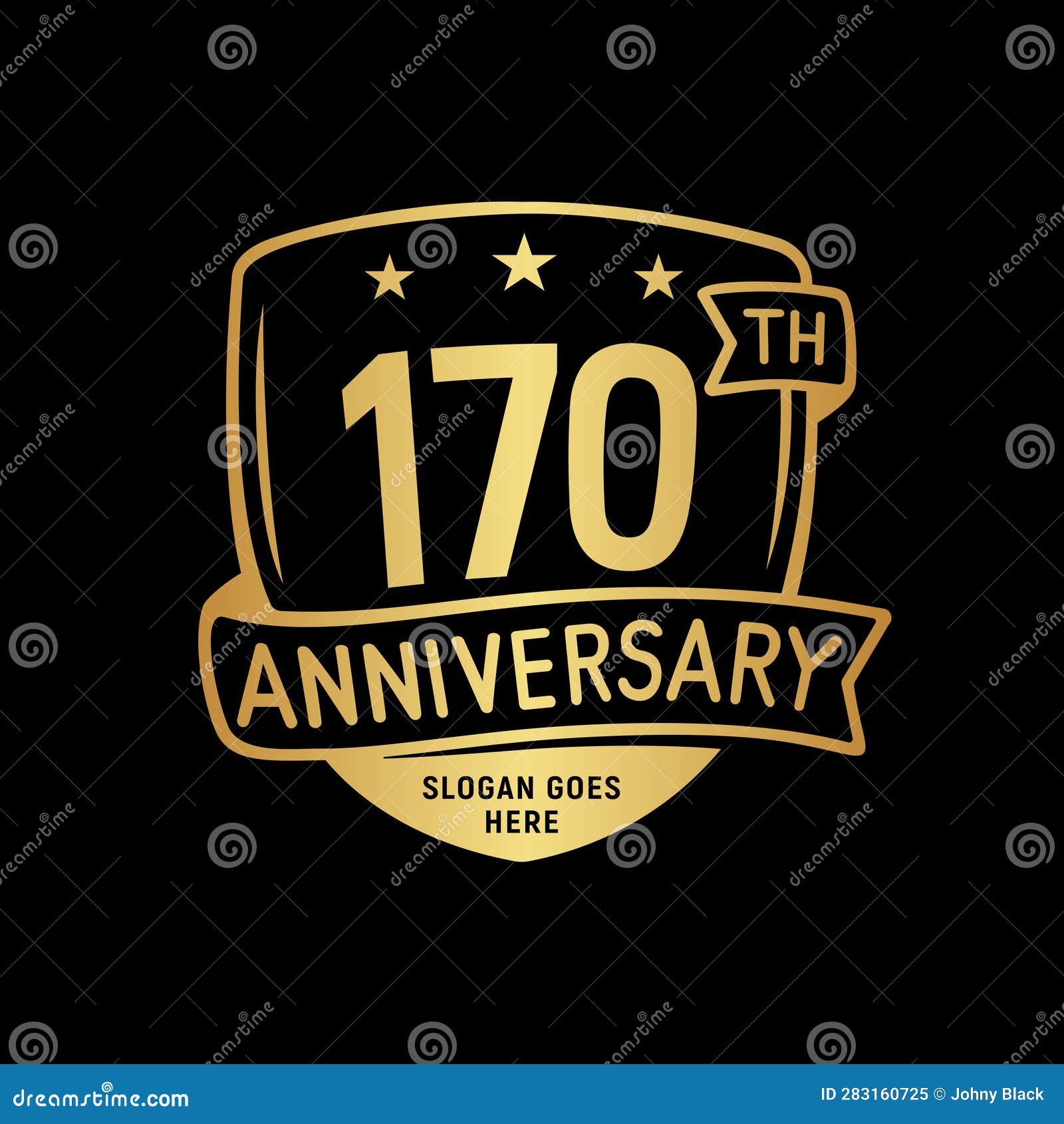 Happy 170th Anniversary. 170 Years Anniversary Design Template. Vector ...