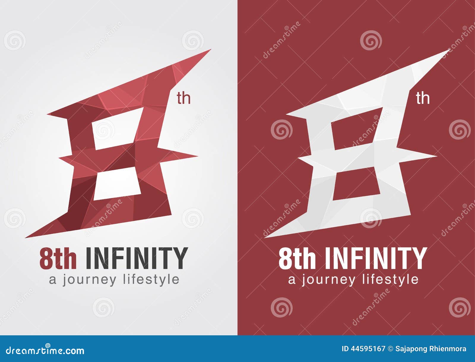 8th Infinity Icon Symbol from an Alphabet Letter Number 8. Stock Vector ...