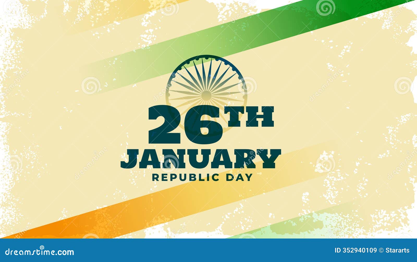 26th January Indian Republic Day Celebration Background Stock ...