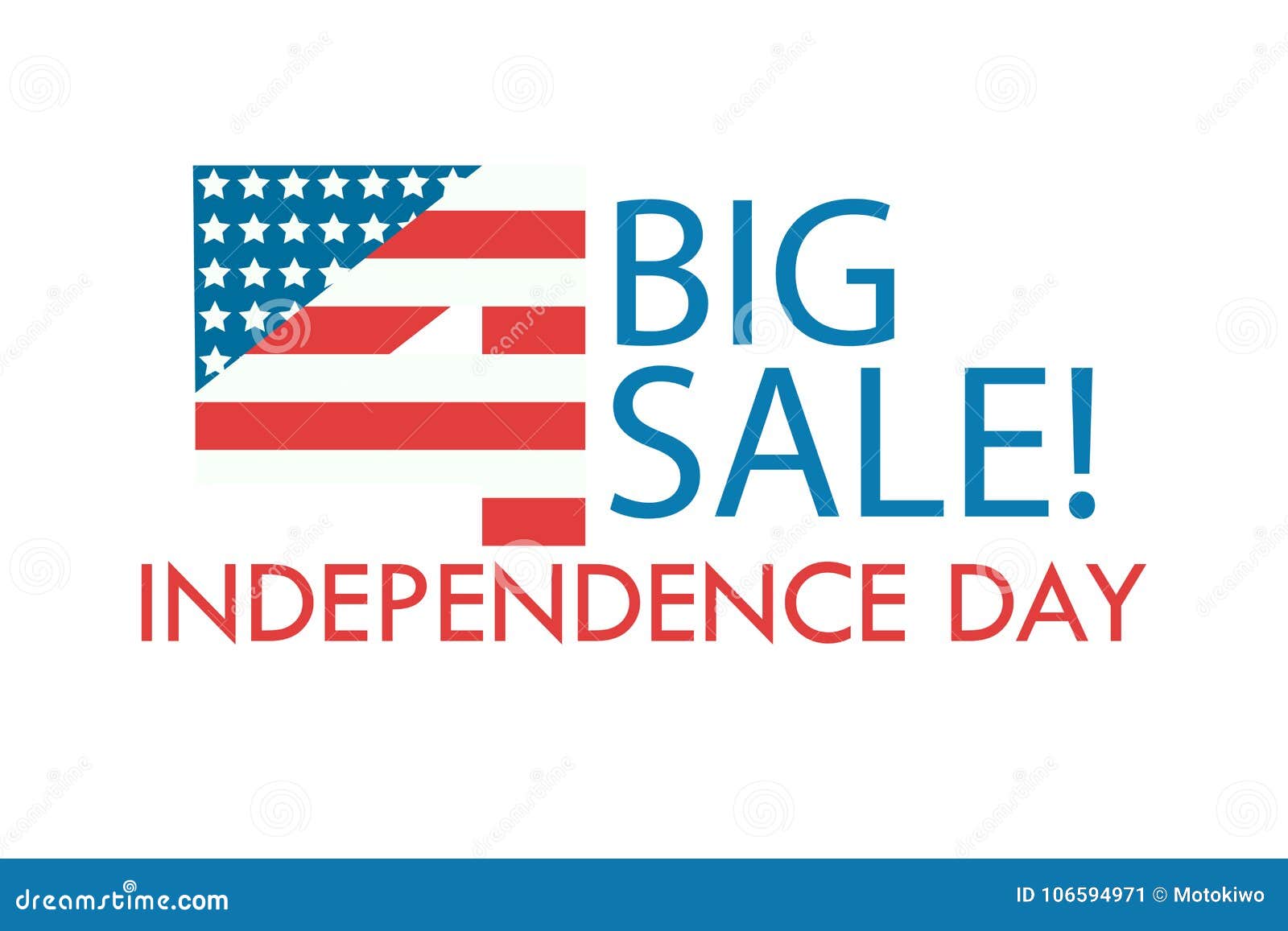 4th of July Background Design Idea. Stock Illustration - Illustration ...