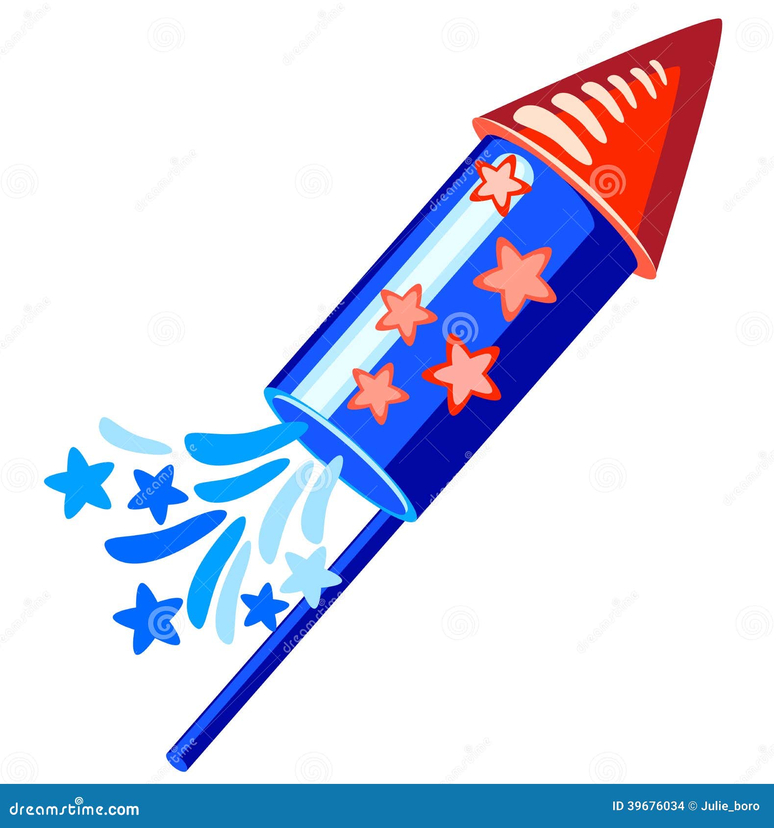 JUL For July, Blue On White Background - 3D Rendering Illustration ...