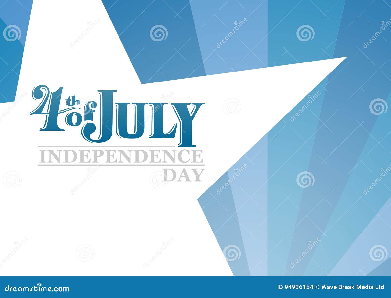 4th of July design stock illustration. Illustration of stars - 94936154