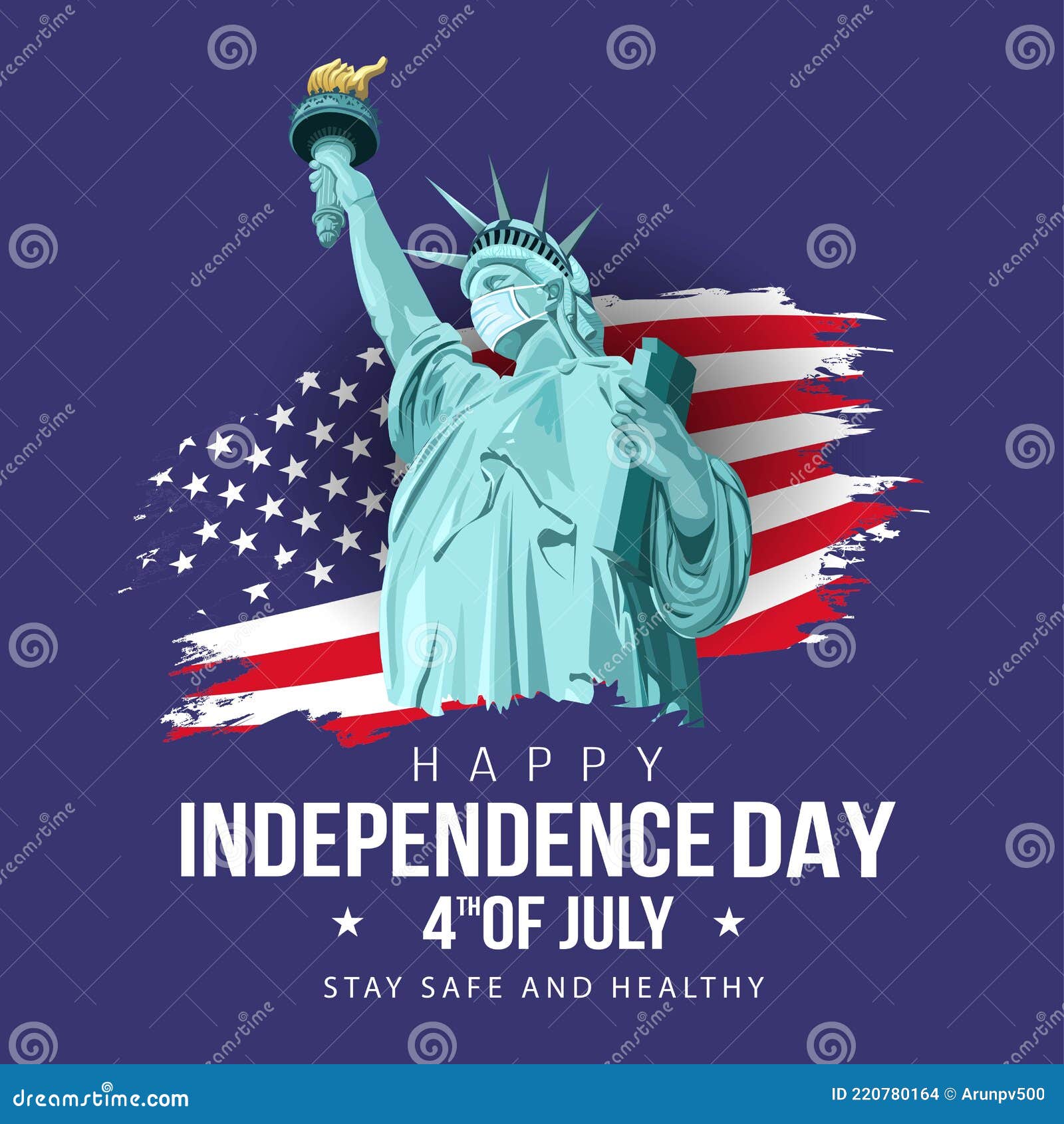 4th Of July Happy Independence Day In The United States Of America