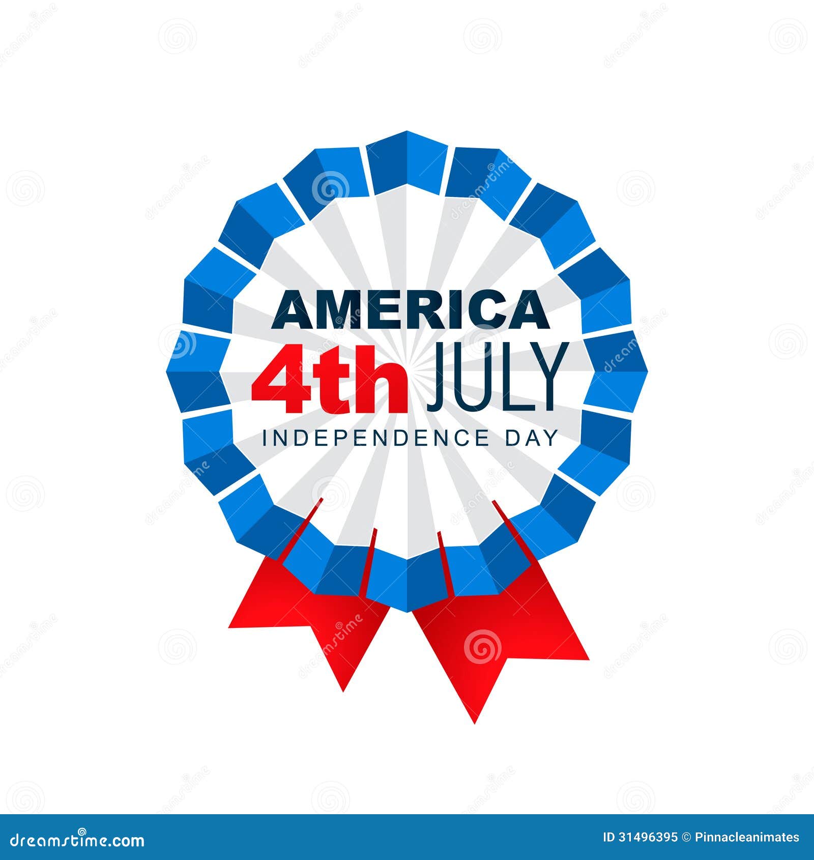 4th of july label stock vector. Illustration of states - 31496395