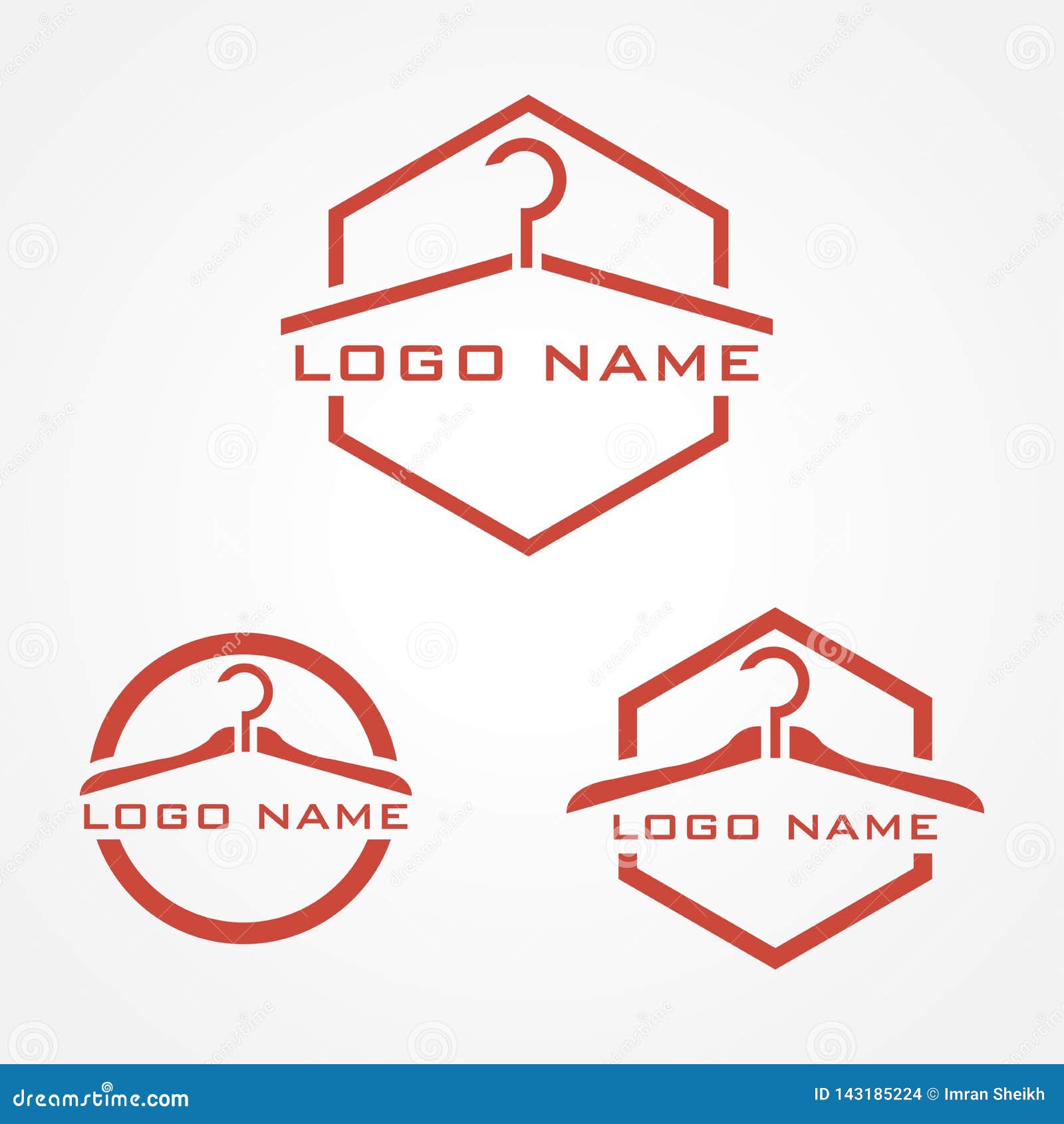 Textile Company Logo Design Template Stock Vector - Illustration of ...