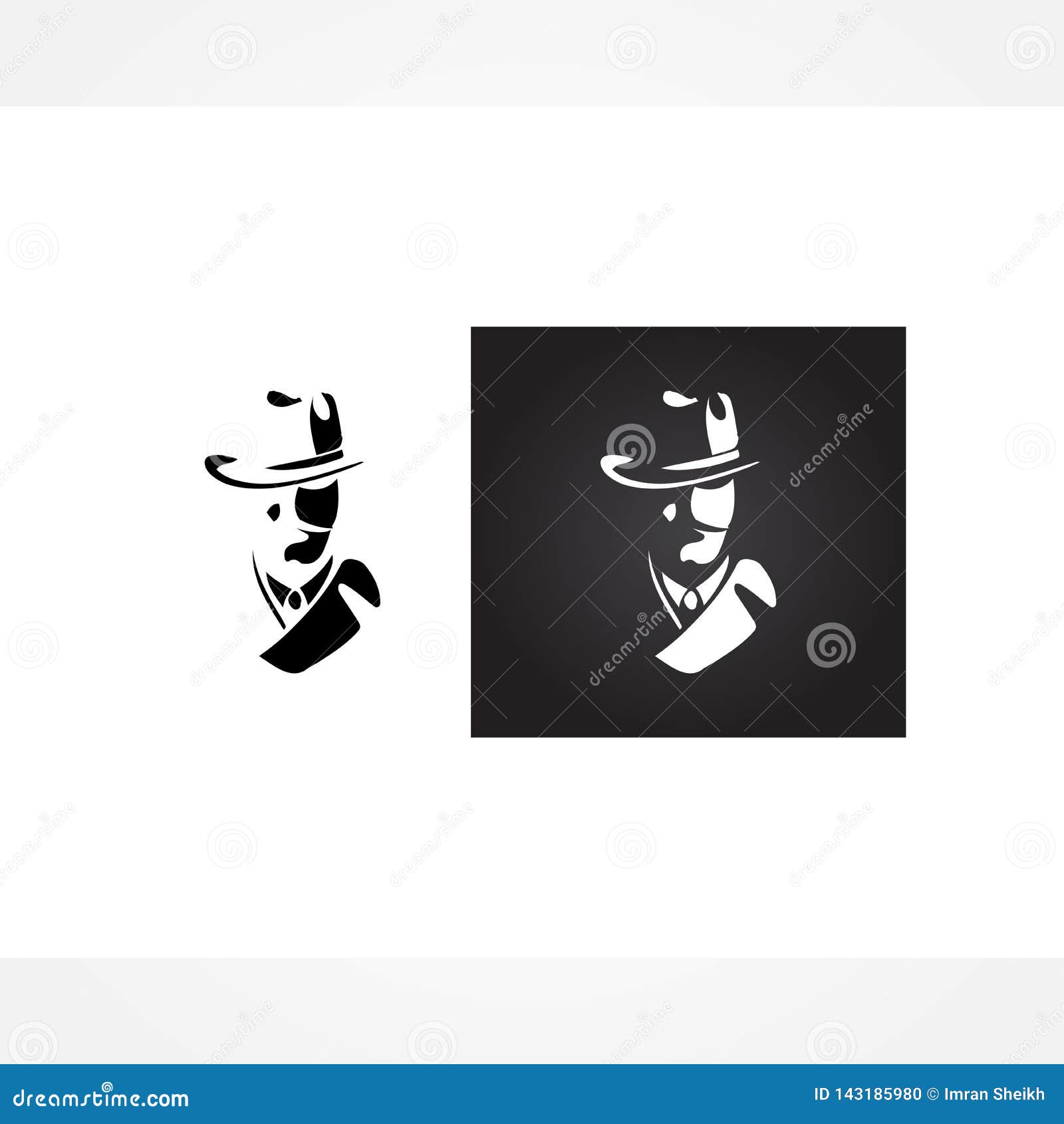 Spy Logo Design stock vector. Illustration of modern - 143185980