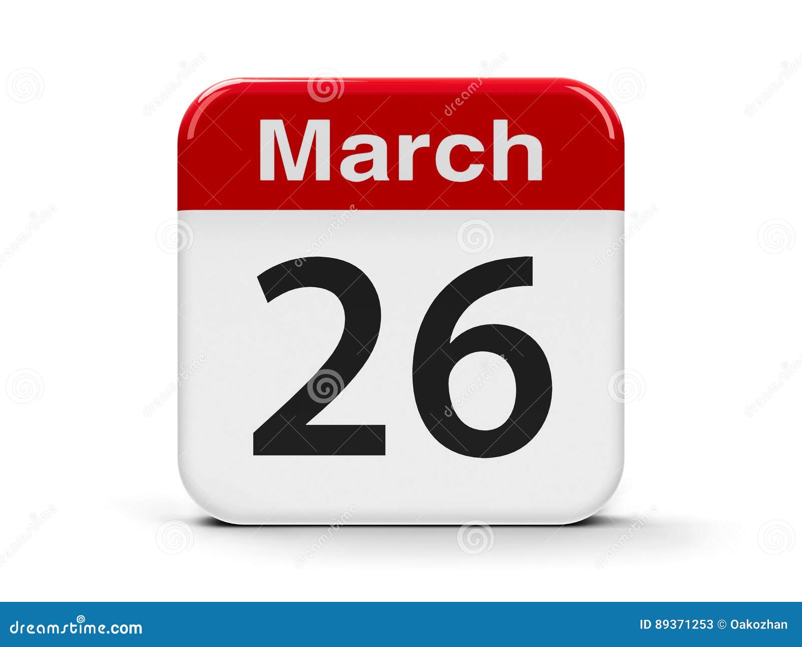 26th March stock illustration. Illustration of plan, number - 89371253