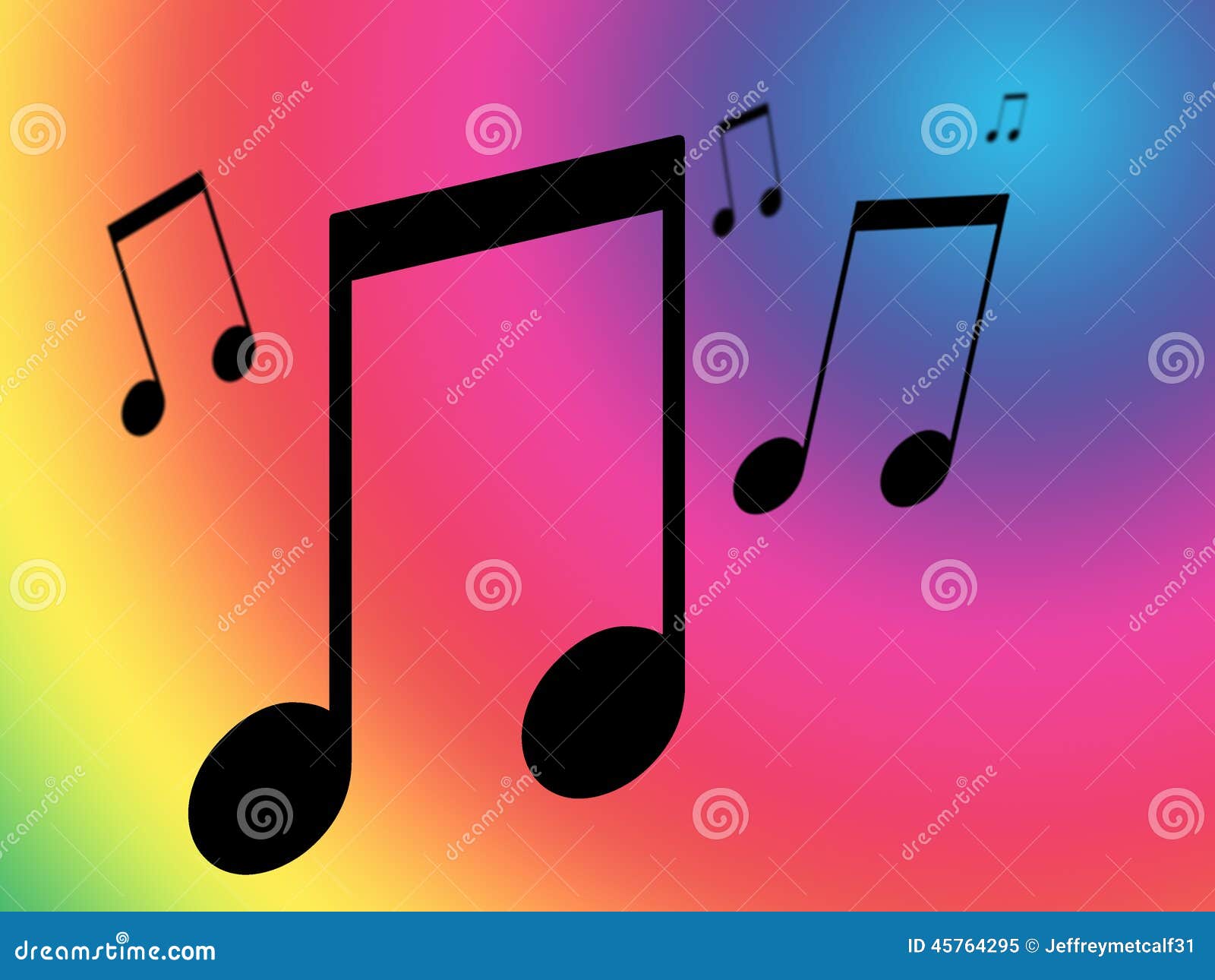 Music Notes 16th Illustration Stock Illustration - Illustration of ...